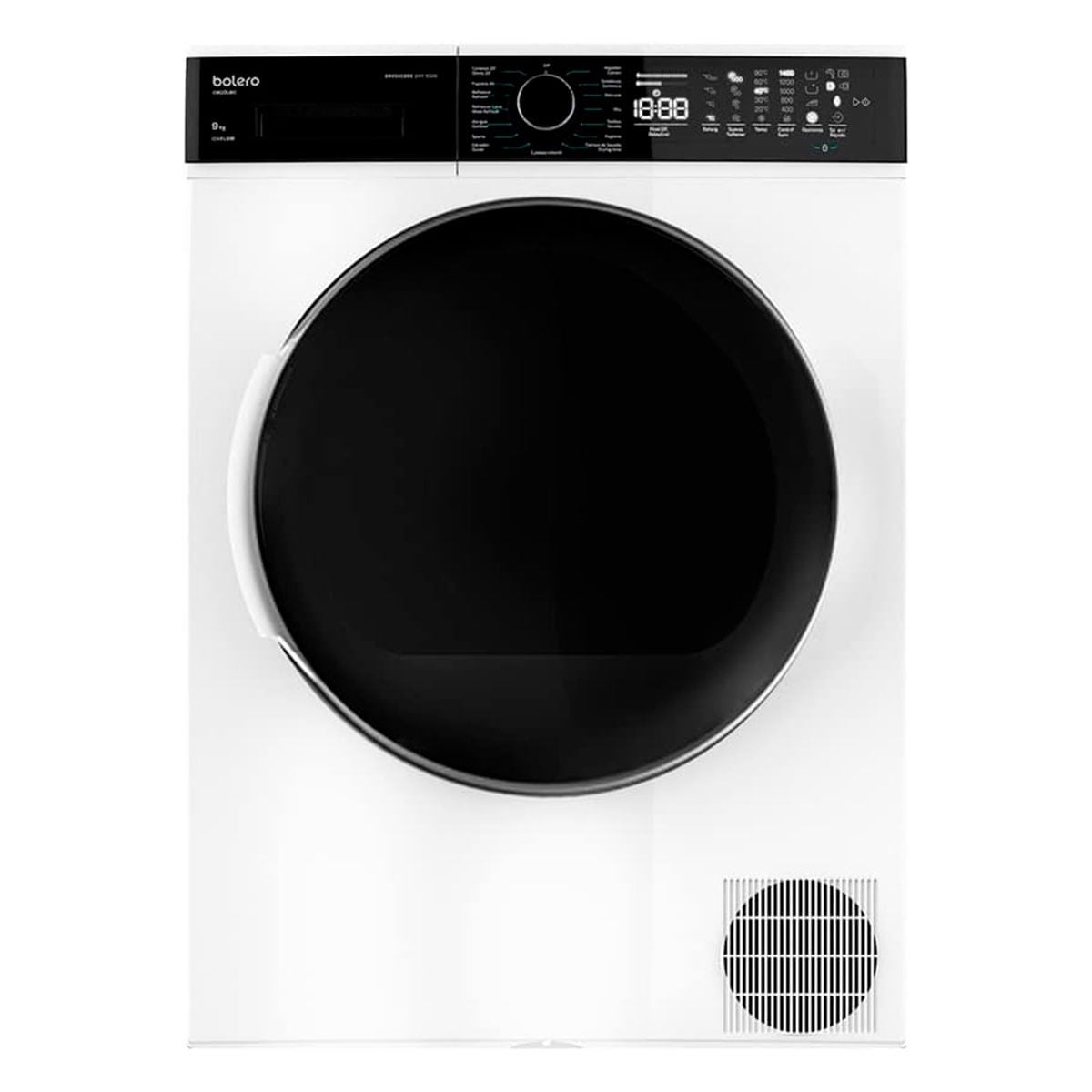 Secadora con bomba de calor Cecotec Bolero DressCode Dry 9500 9kg 15 ...