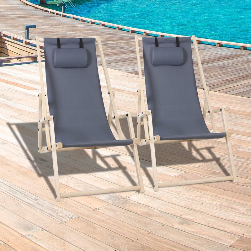 Chaise longue Chilienne Chaise longue pliable Chaise solaire Chaise de ...