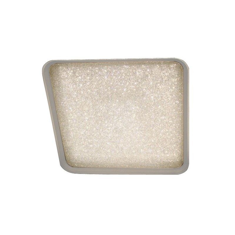 Lampada da soffitto a LED 40W 3 TEMPERATURE DIMMERABILE LUCIDO CROMO ...