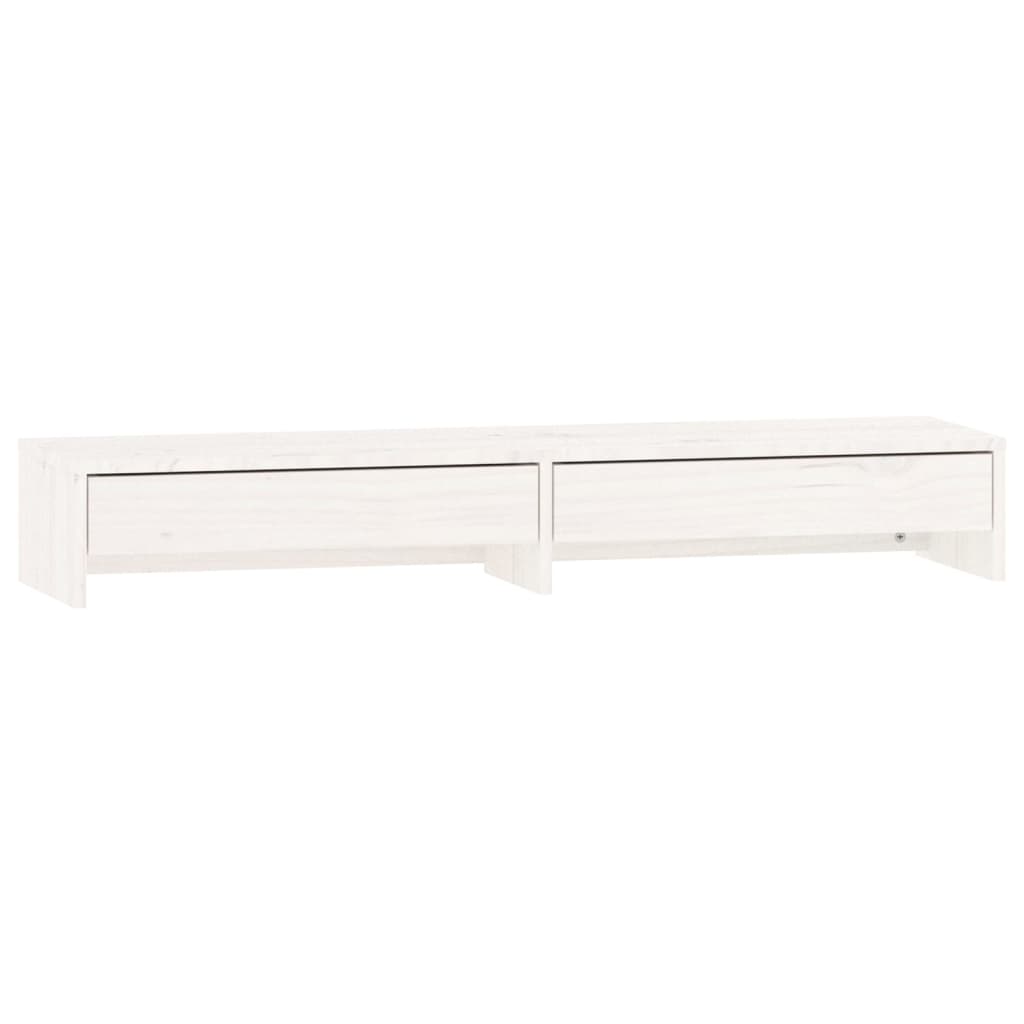 Support d'écran en bois de pin blanc massif 100x27x15 cm | Leroy Merlin