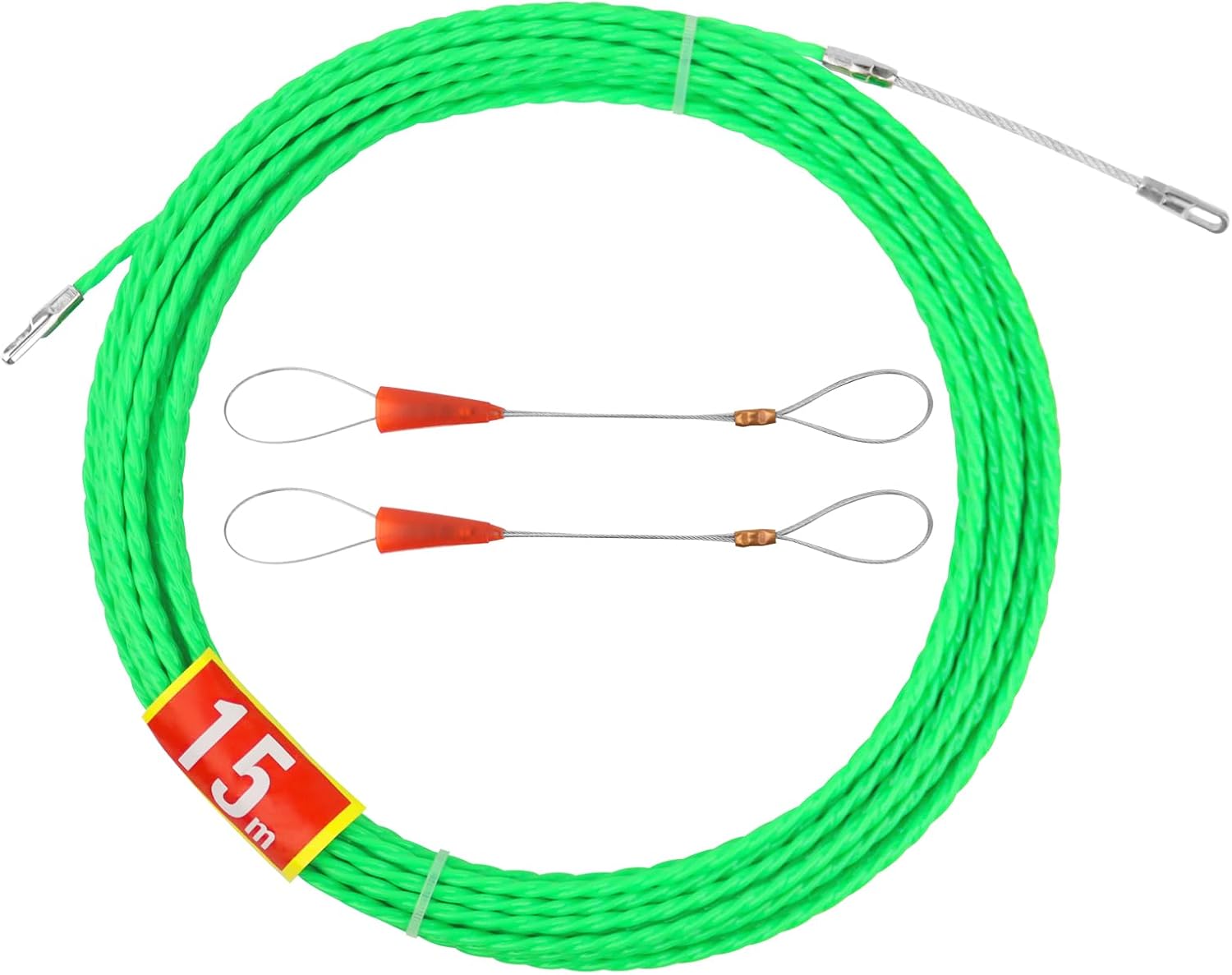 (Vert) Aiguille Electricien 15M, 4mm Tire Fils Electrique, Tire Cable ...
