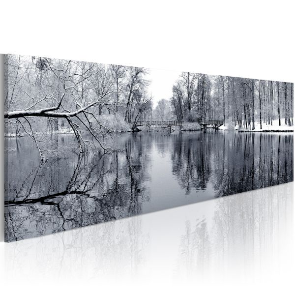 Tableau paysage: hiver 135x45 cm | Leroy Merlin