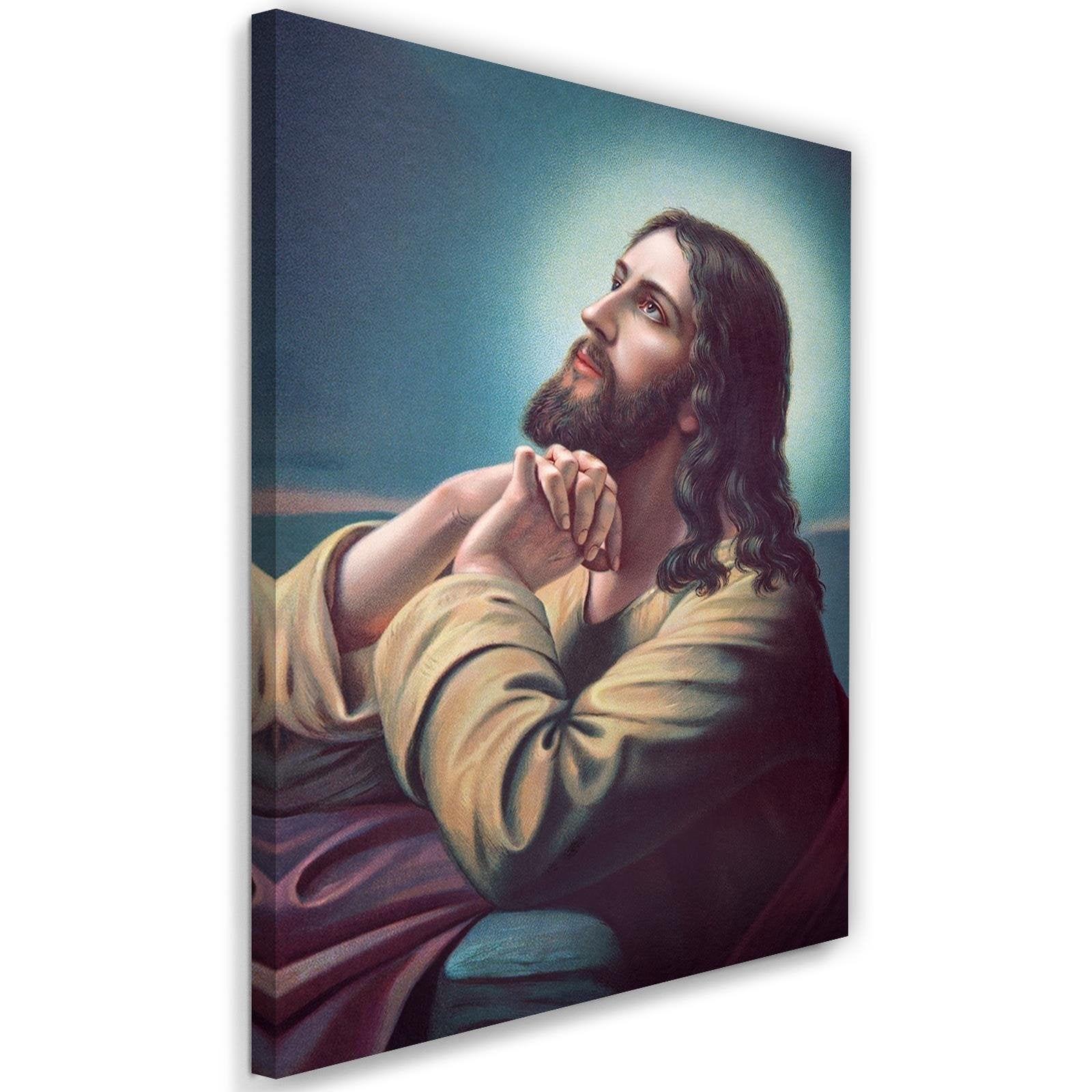 Tableau Jésus priant - 80 x 120 cm | Leroy Merlin