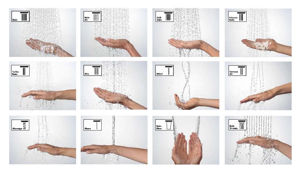 Hansgrohe Raindance E Showerpipe Raindance E 300 1jet 600 ST, chromé ...