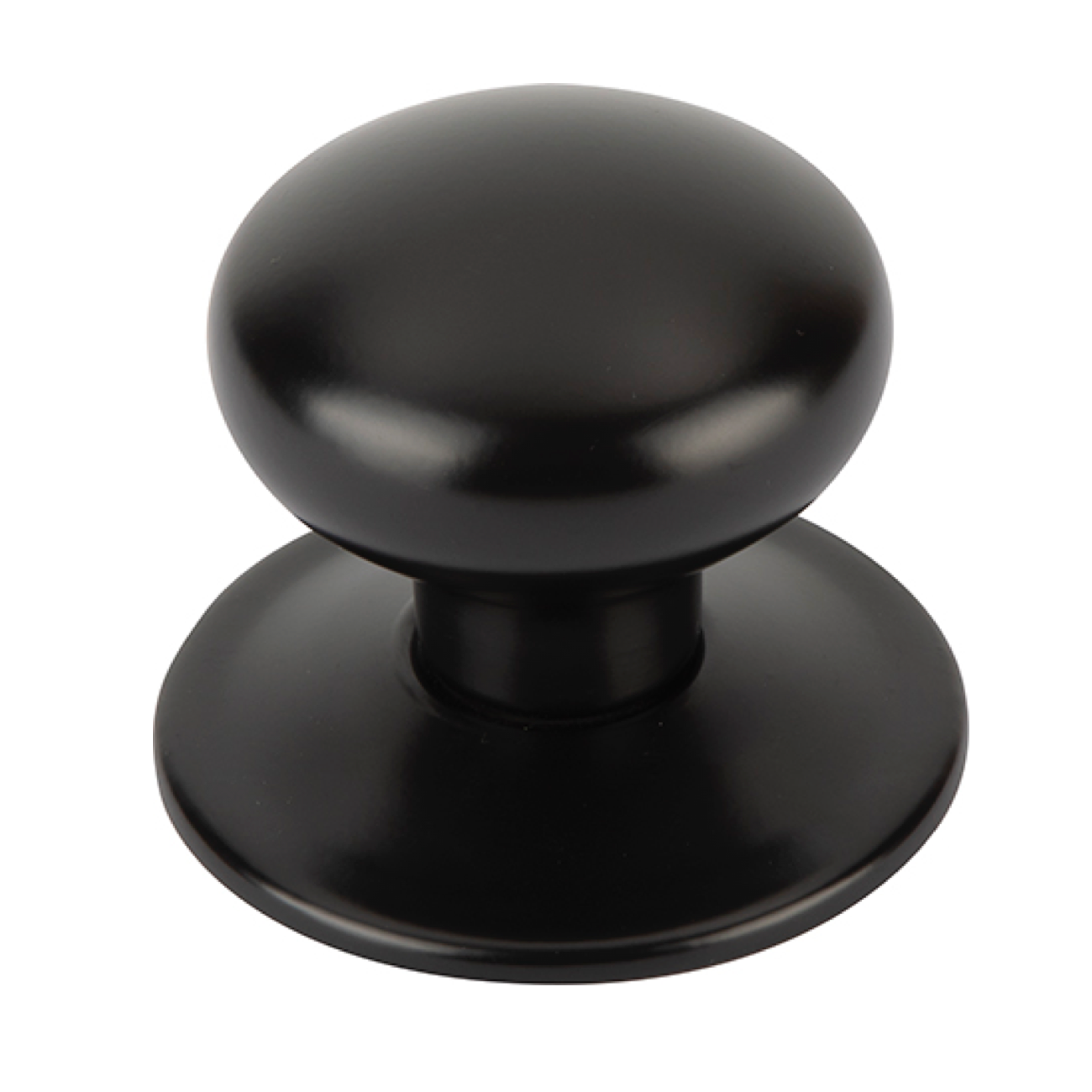 Pomo Zamak Negro Seta Ø70mm para Puertas de Entrada | Estilo Moderno ...