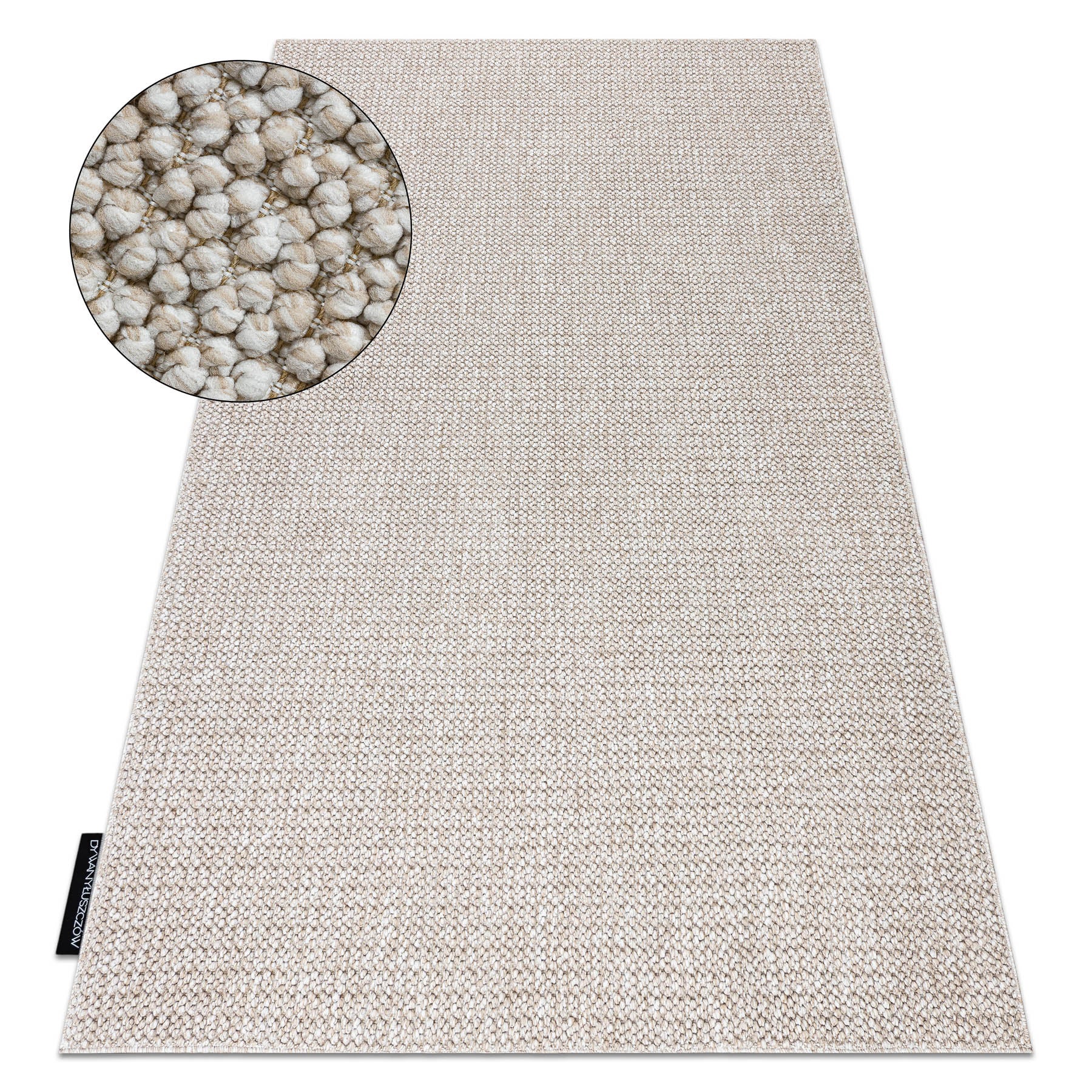 Tapis CASABLANCA LOOP beige, bouclé, doux 400x400 cm | Leroy Merlin
