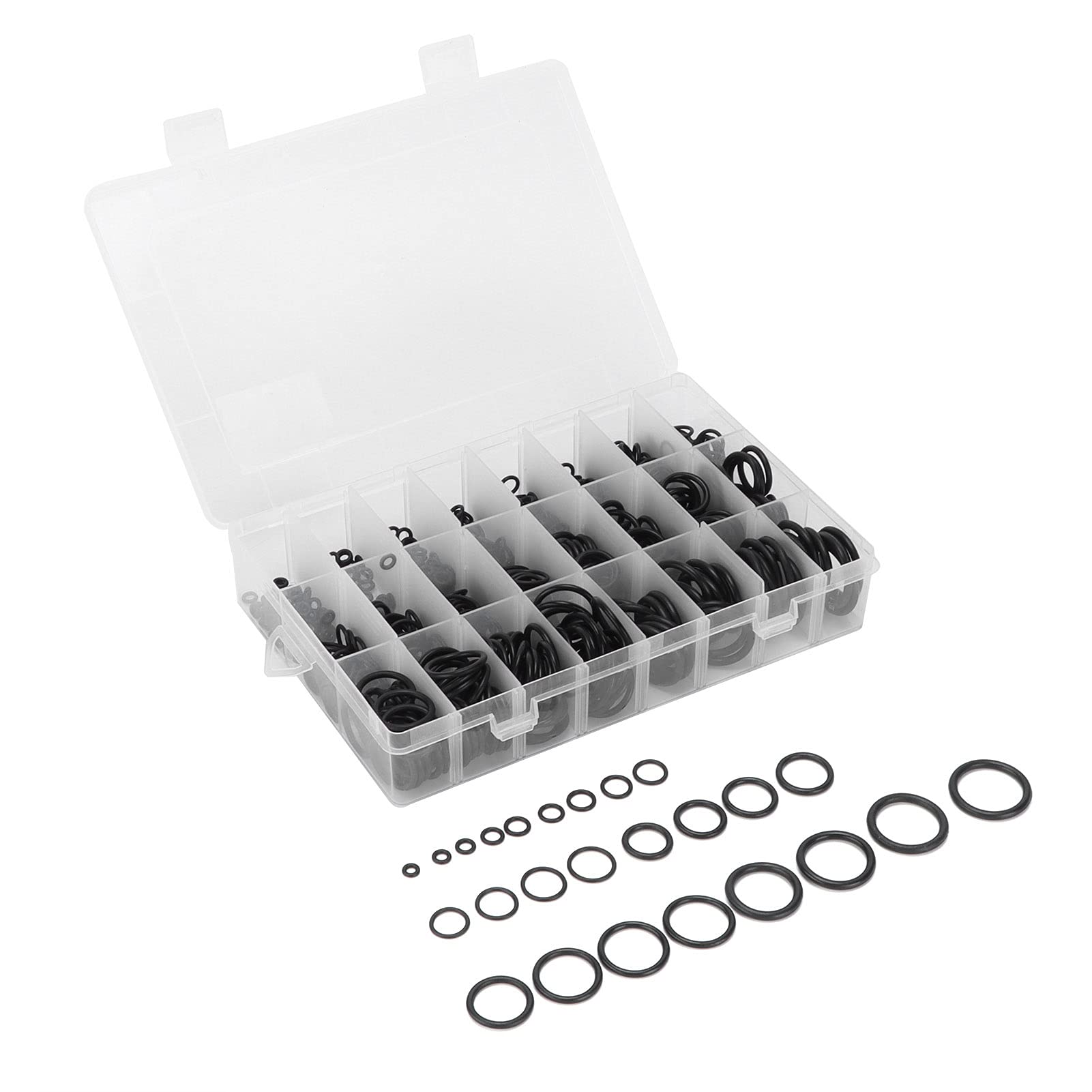 Assortiment de 740 joints toriques en caoutchouc nitrile pour machines ...