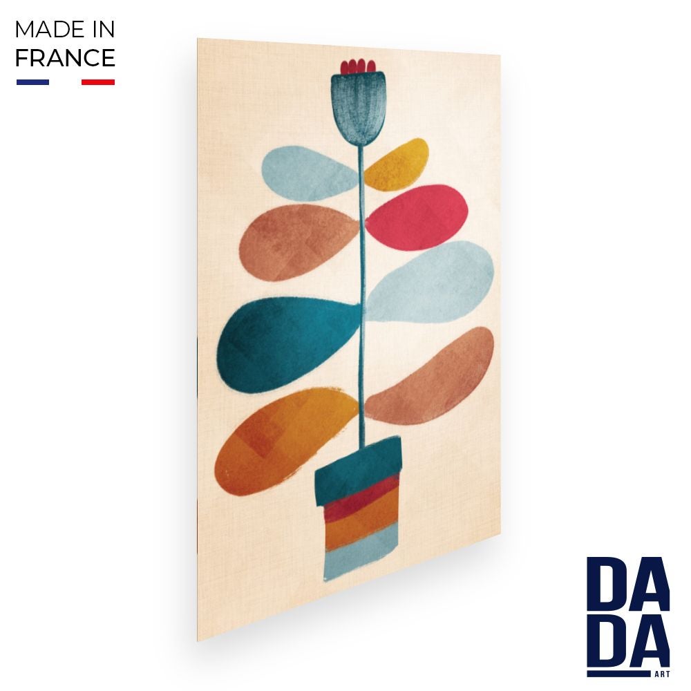 Affiche Fleur moderne / 40x50cm / Fabriqué en France / DADA ART | Leroy ...