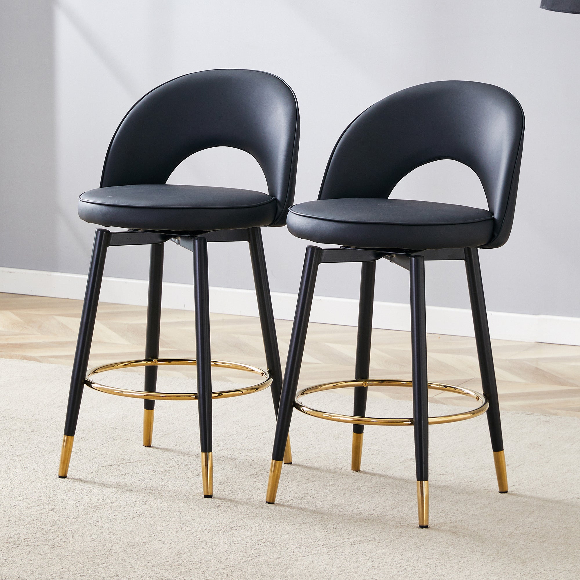 Tabouret de bar | Chaise de bar | Tabouret Haut Noir Métal 44x44x91.5cm ...