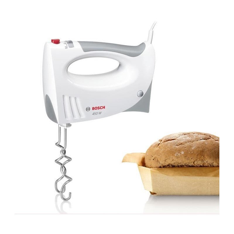 Batteur - BOSCH - MFQ3530 - 450 W - 5 vitesses - 2 fouets / 2 crochets ...