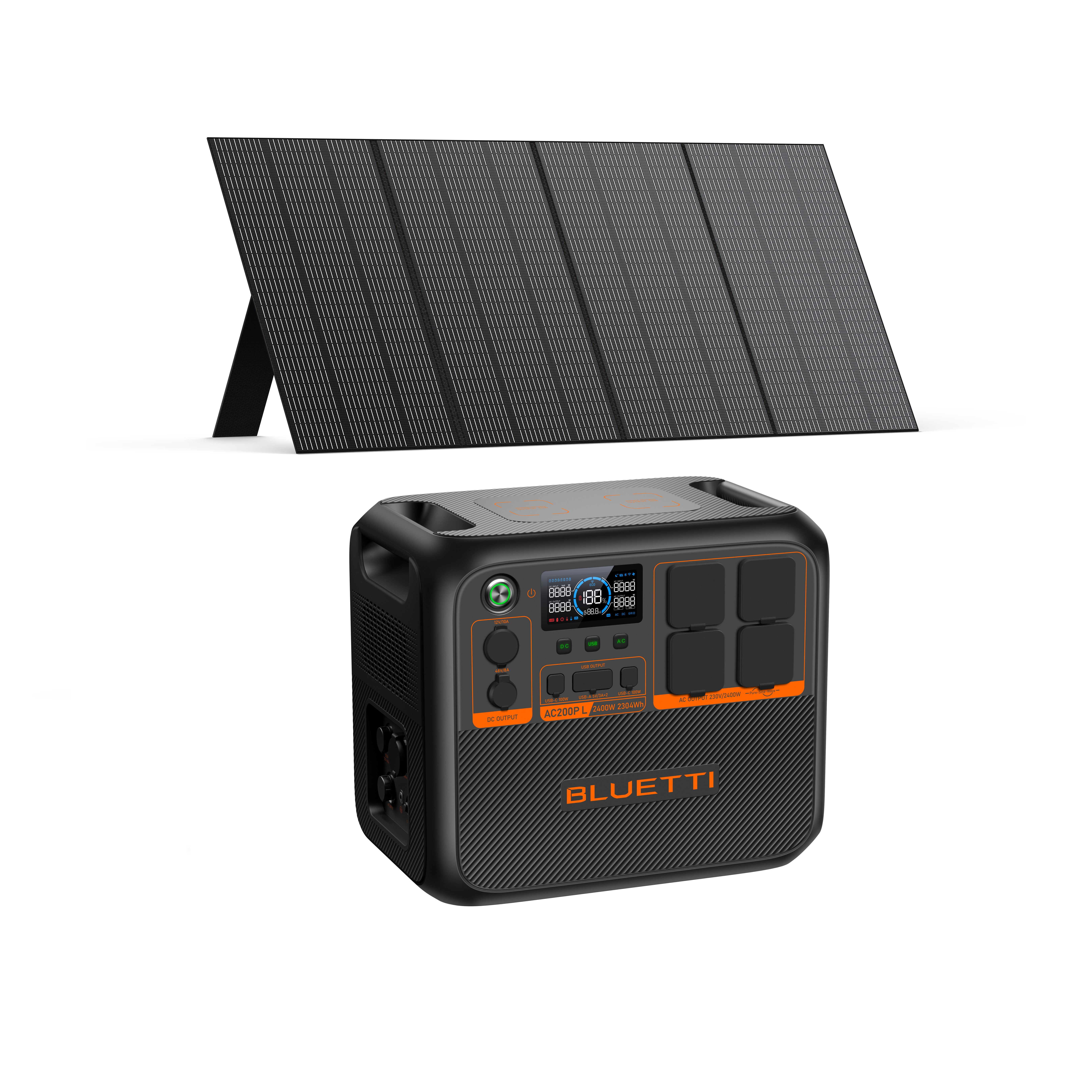 Kit BLUETTI AC200PL Power station professionale con pannello solare ...