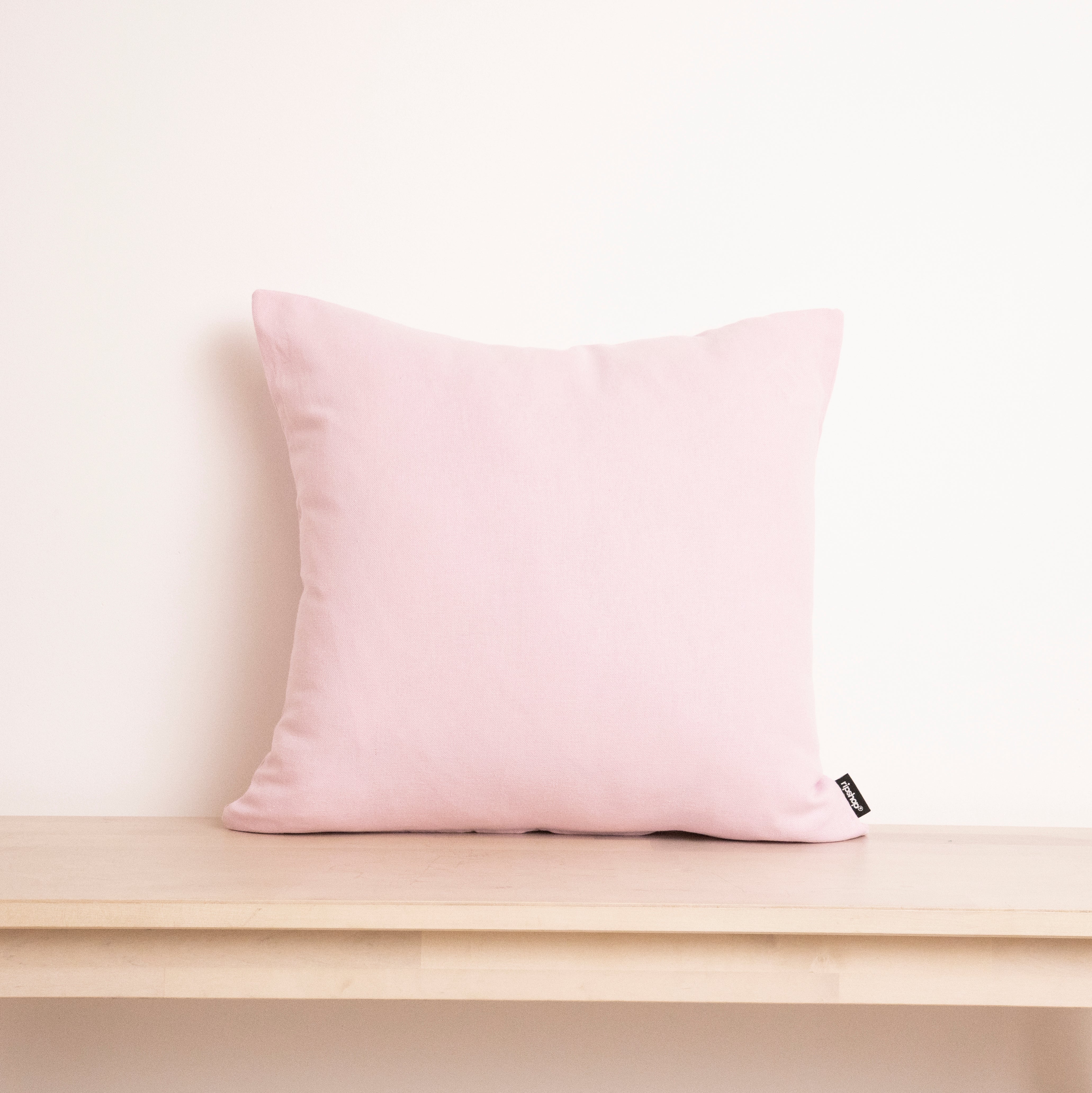 Funda de cojín 100% Lino Rosa Palo 65x65 cm | Leroy Merlin