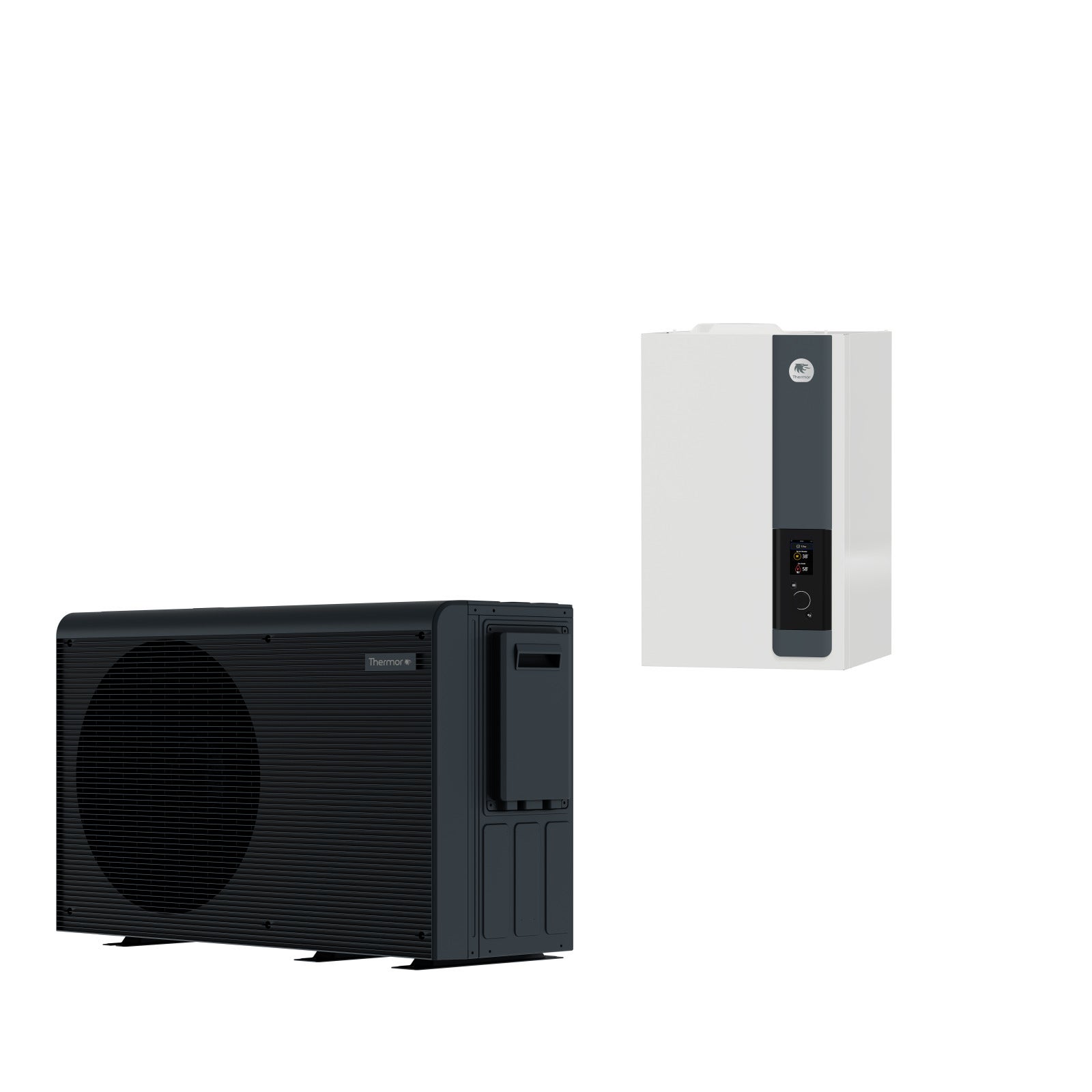 Pompe à chaleur air-eau AURÉA 2 4kW R290 - THERMOR - 527404 | Leroy Merlin