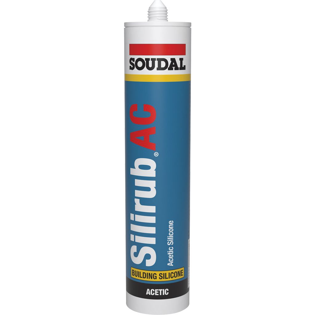 Mastic silicone Silirub AC noir cartouche 310ml - SOUDAL - 101452 ...