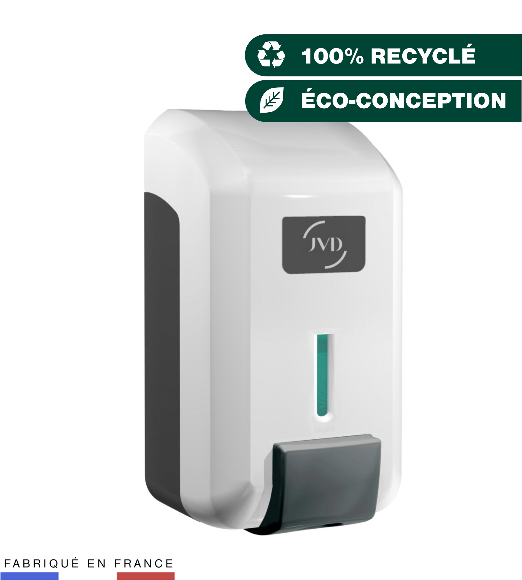 JVD - Distributeur Savon Mousse Cleanline Blanc - Matériel ...