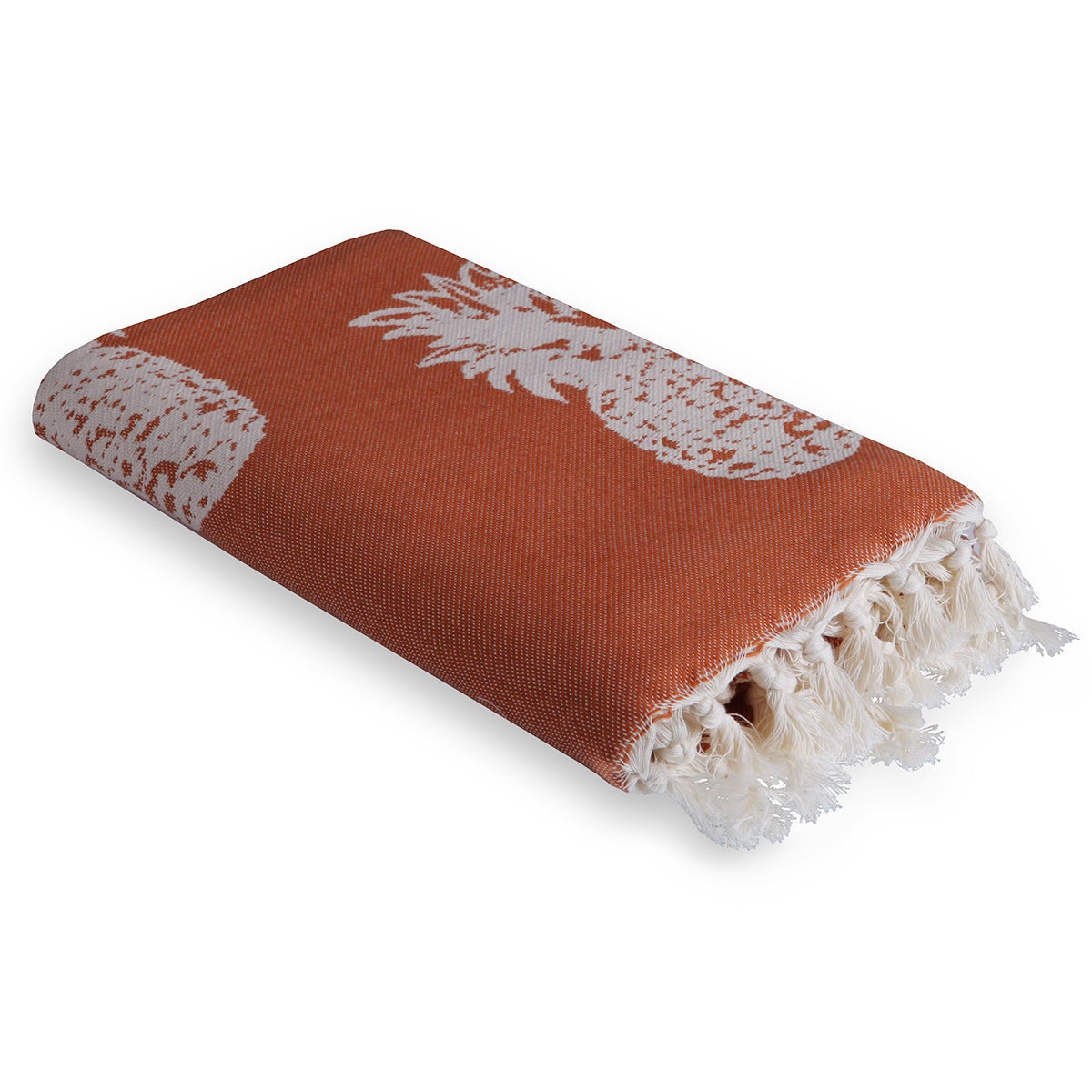 Fouta jacquard coton 100x200 ANANAS | Leroy Merlin