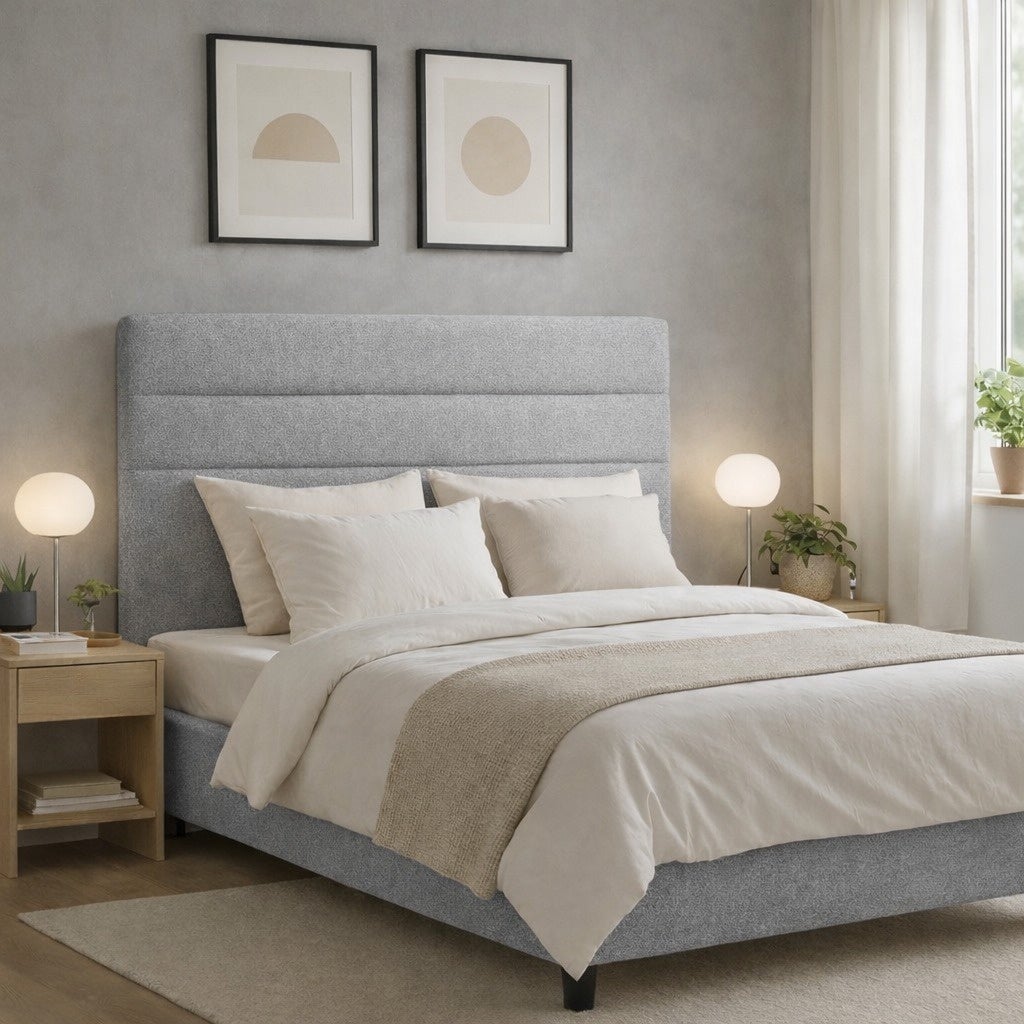 Base de cama Rígida 20 Ascot Graphite Pies Redonda 200 x 100 cm | Leroy ...