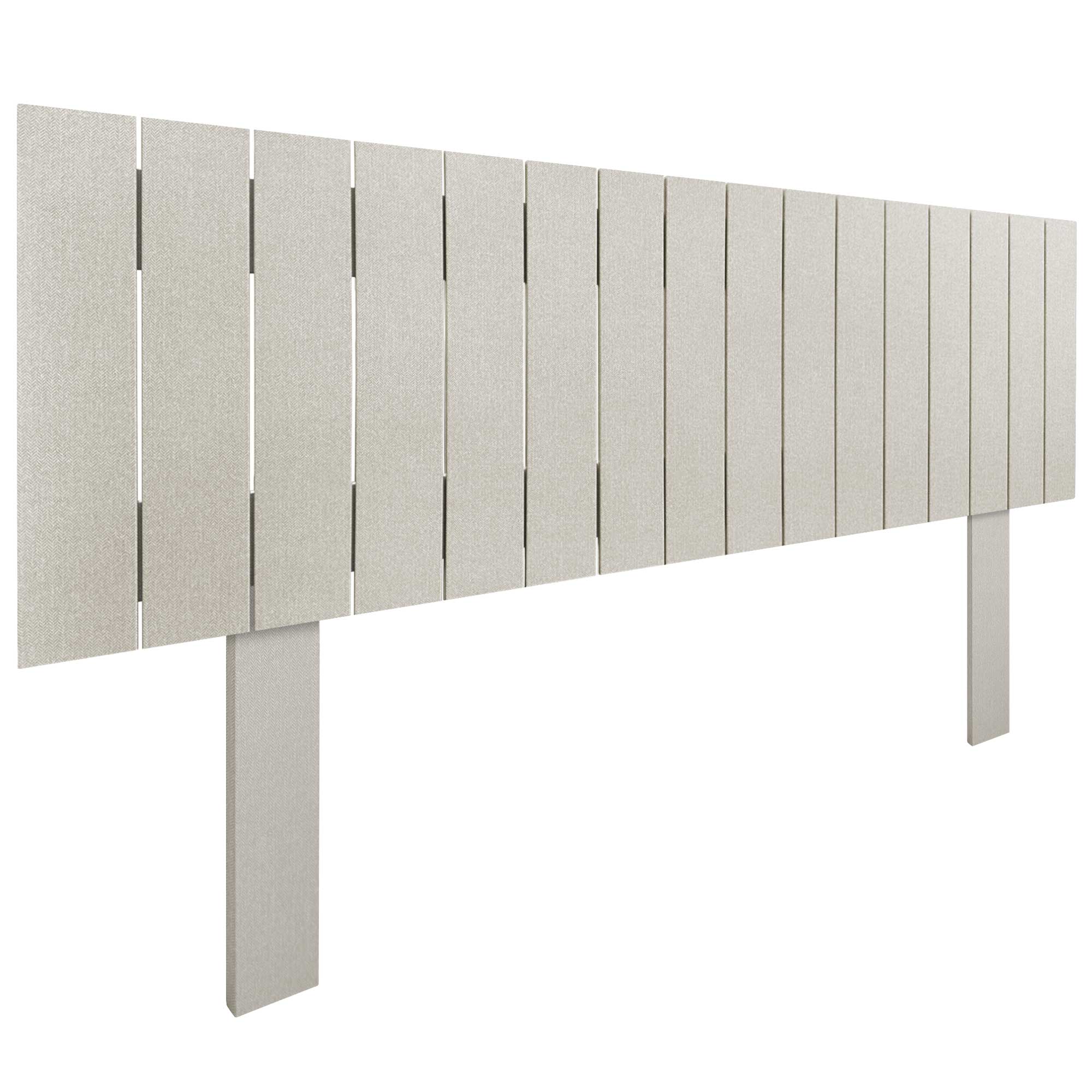 DHOME Tête de lit en bois recyclé MDF Style Palette Verticale avec ...