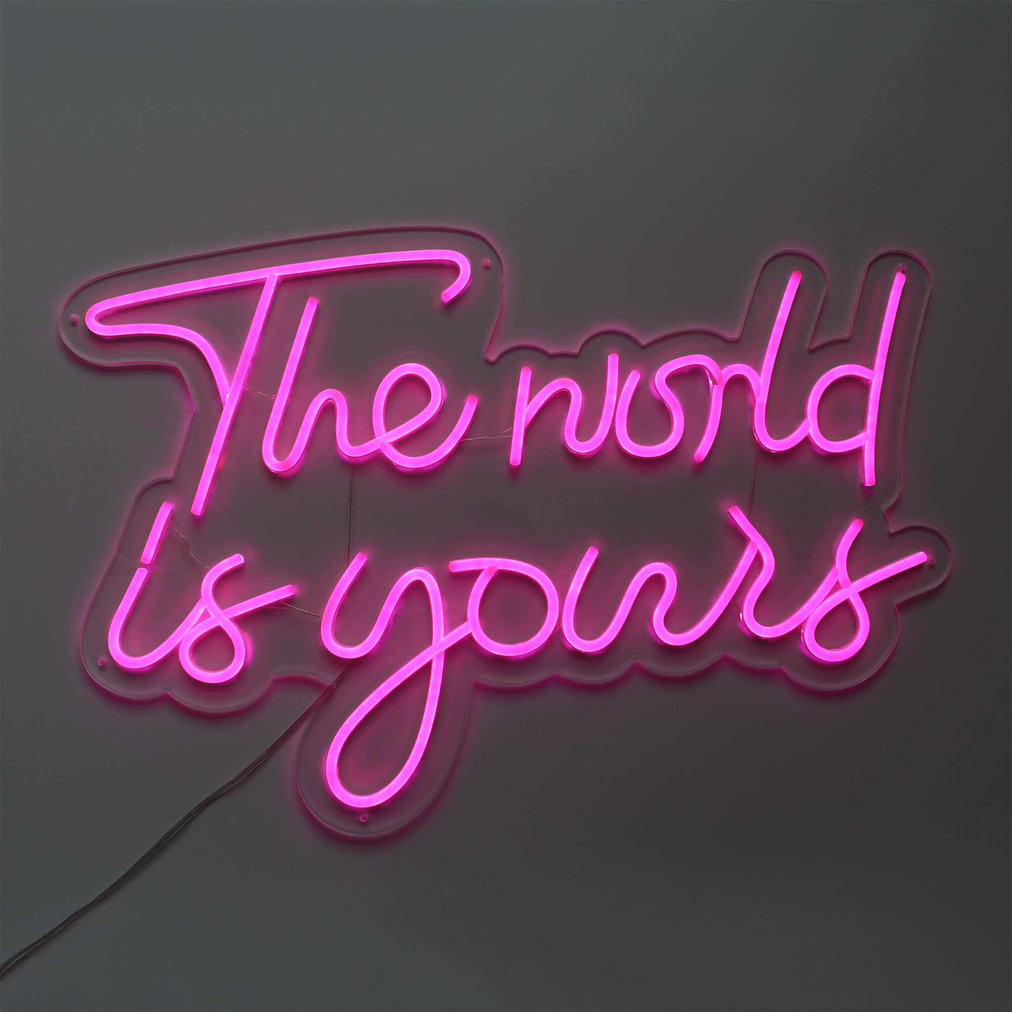 Signes menés 'The world is yours' | Leroy Merlin