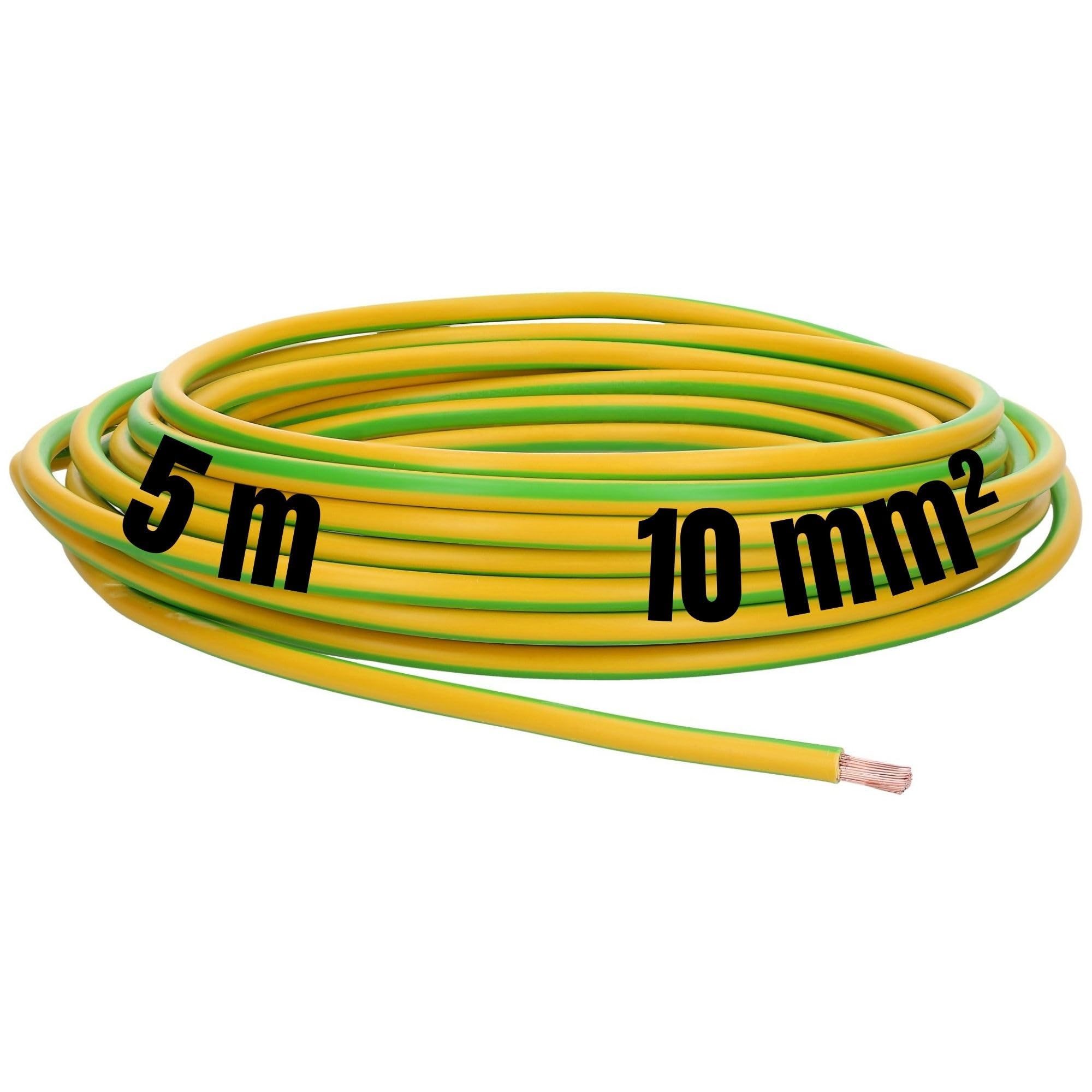 5 m Lapp 4520005 H07V-K 10 mm² verde-giallo, cavo di messa a terra ...