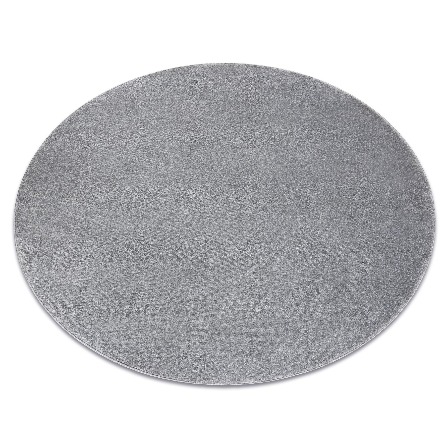 Alfombra SOFTY circulo llanura color sólido gris circulo 200 cm | Leroy ...