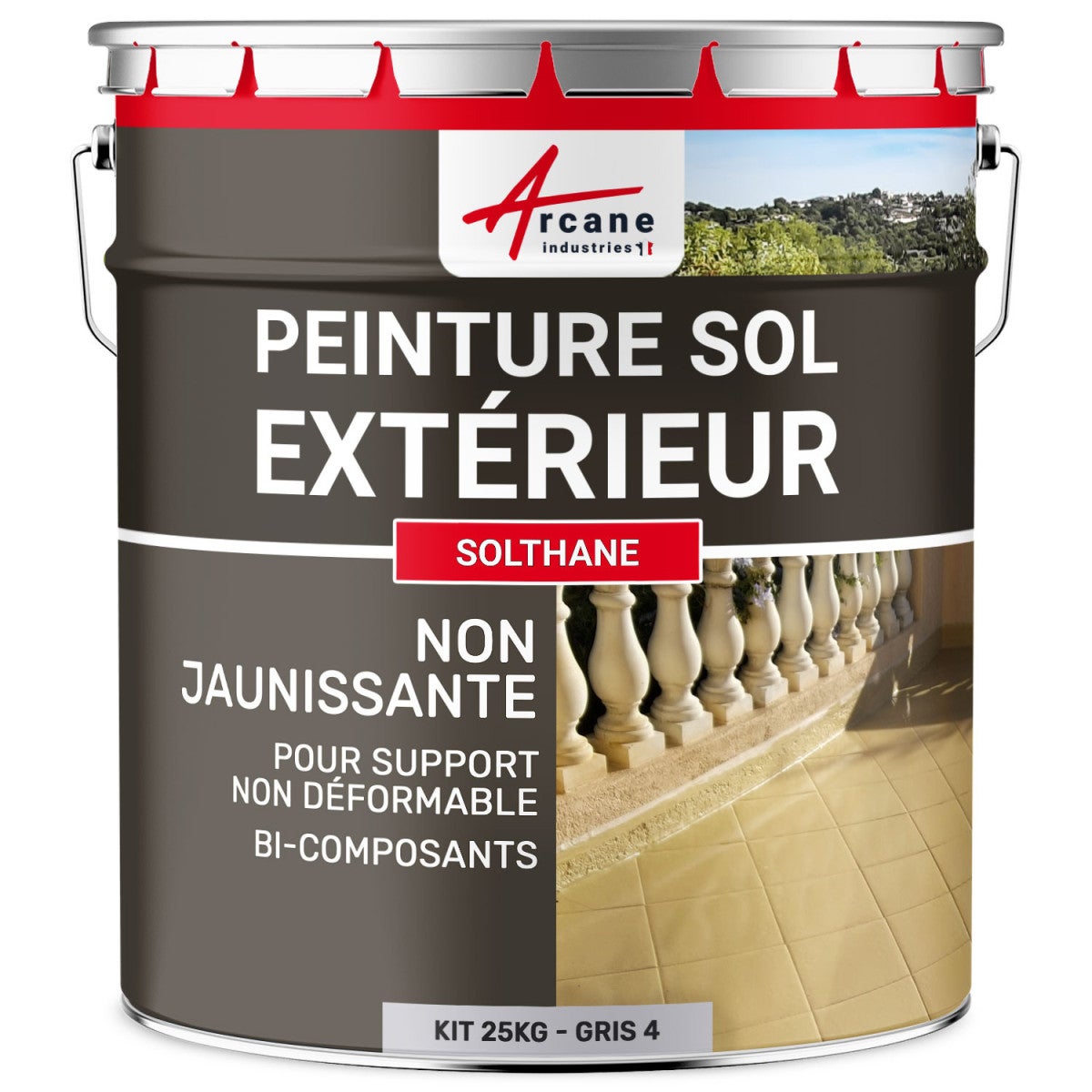 Peinture polyuréthane pour béton haute résistance non jaunissante ...