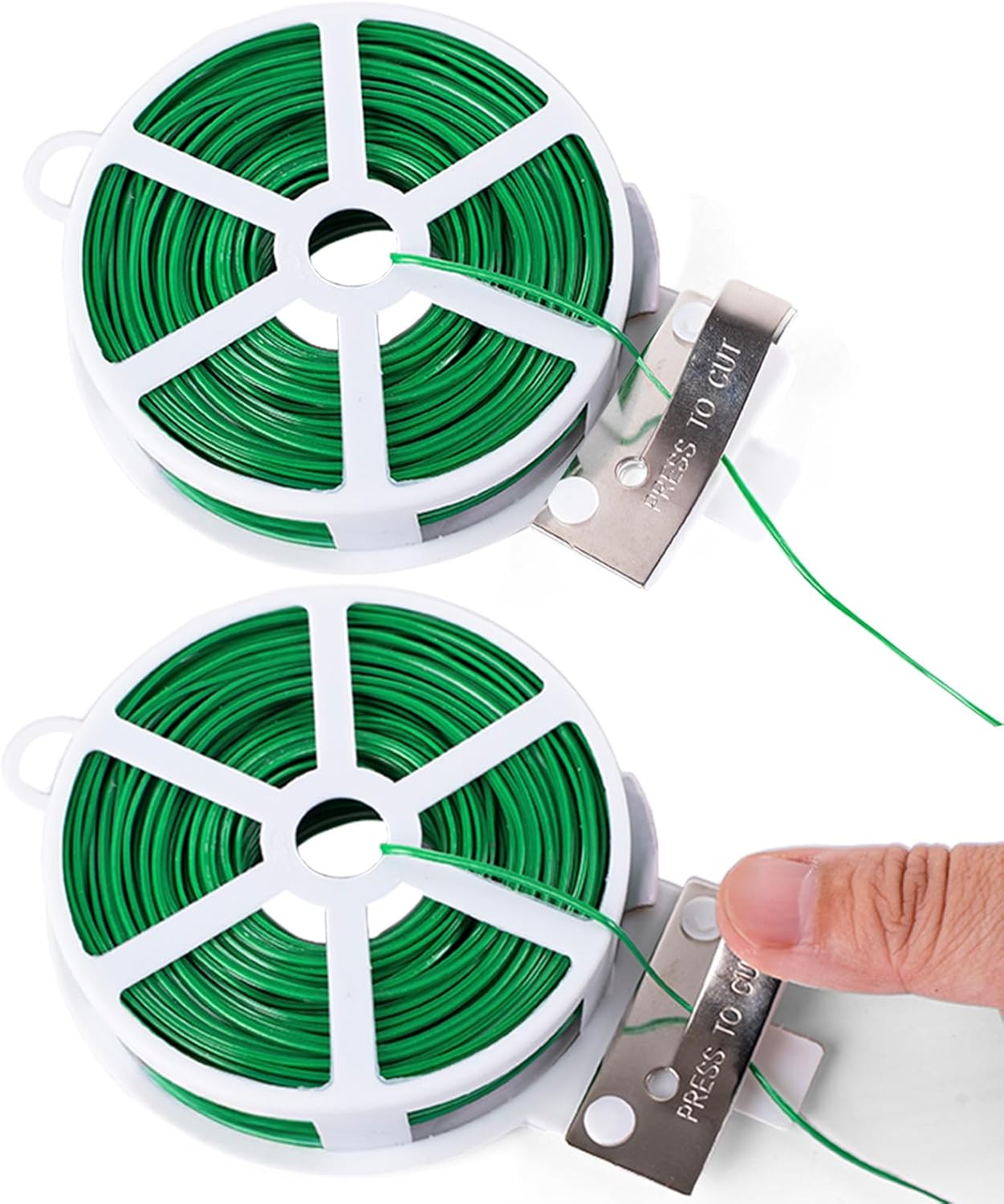 Legacci morbidi da giardino verdi da 100 m, legacci intrecciati per ...