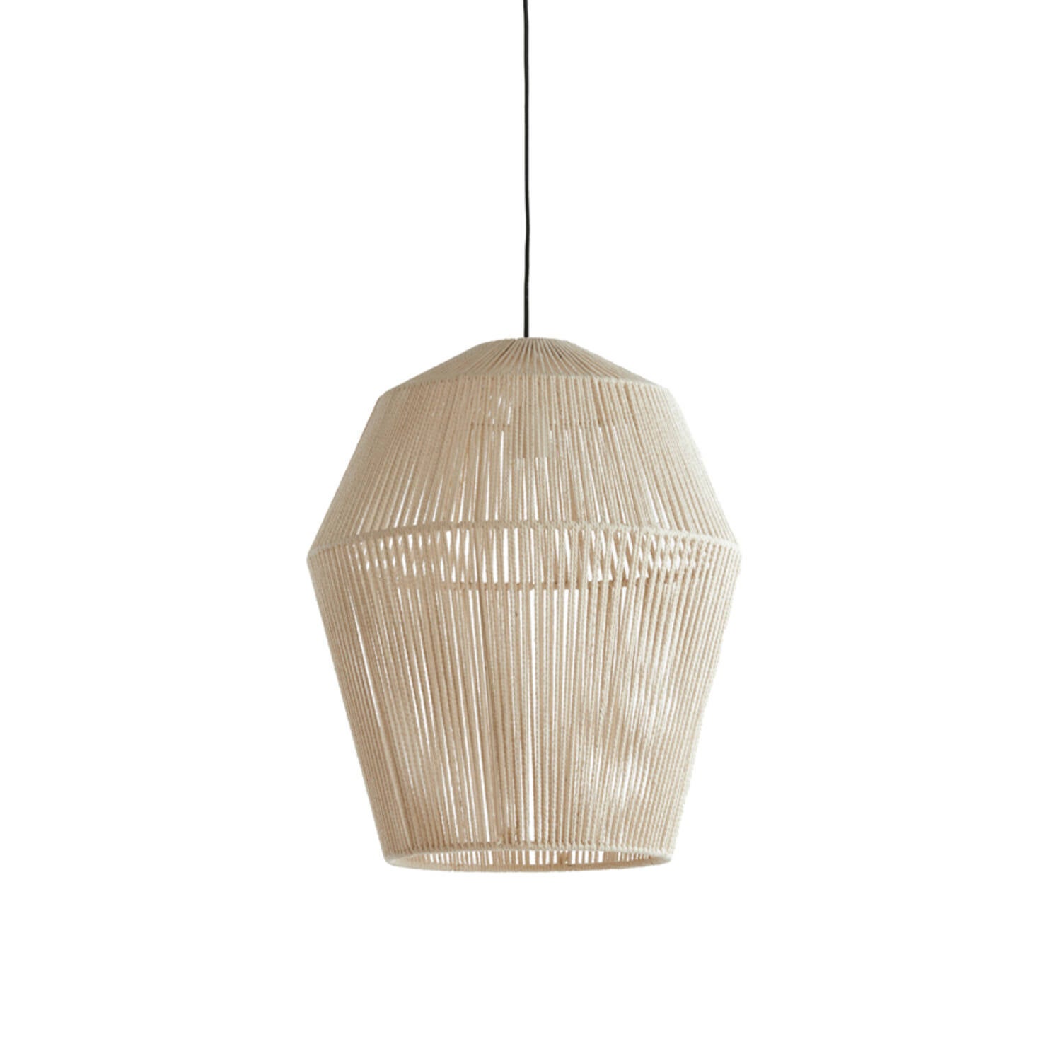 Light & Living - lámpara colgante - Deya - beige - yute - lámpara de ...