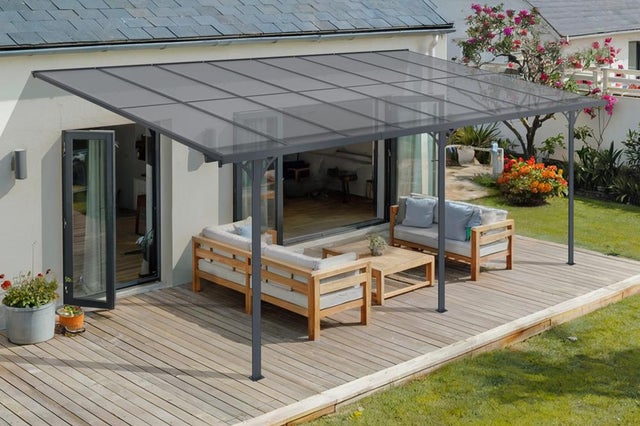 Pergola gris clair au meilleur prix | Leroy Merlin