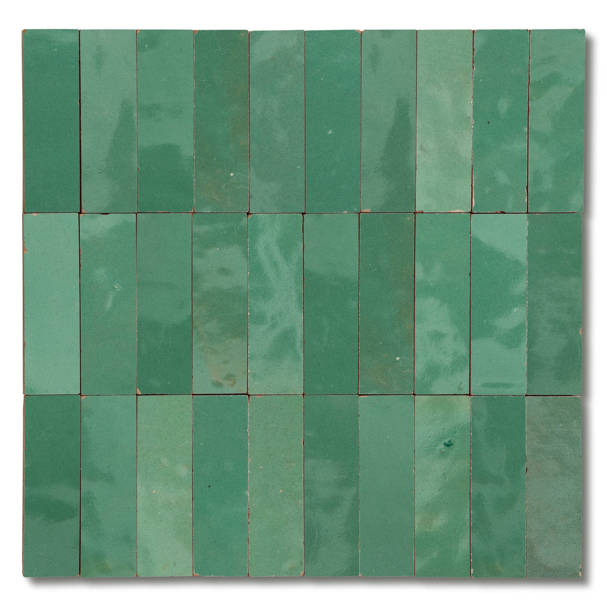 Carrelage Zellige Marocain Vert d'eau 3x10 cm (vendu par 1 m²) - RO'MA ...