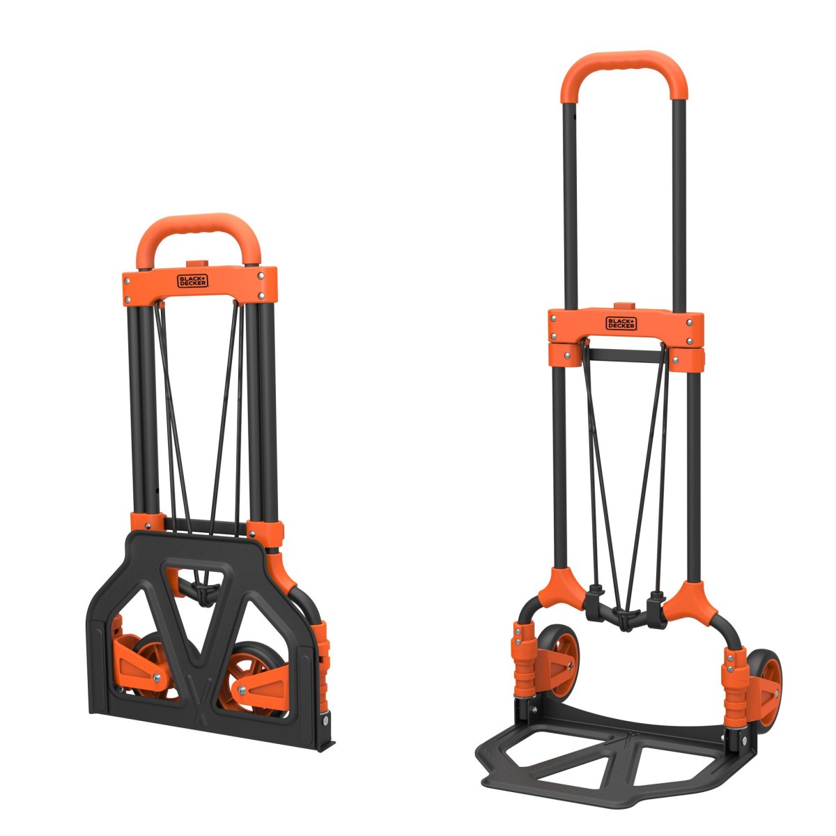 BLACK & DECKER Carro plegable Carga máx. 65 kg Carro con ruedas de ...