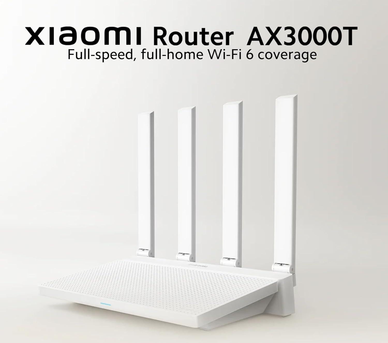 Router inalÃƒÂ¡mbrico xiaomi router ax3000t 3000mbps/ 2.4ghz 5ghz/ 4 ...