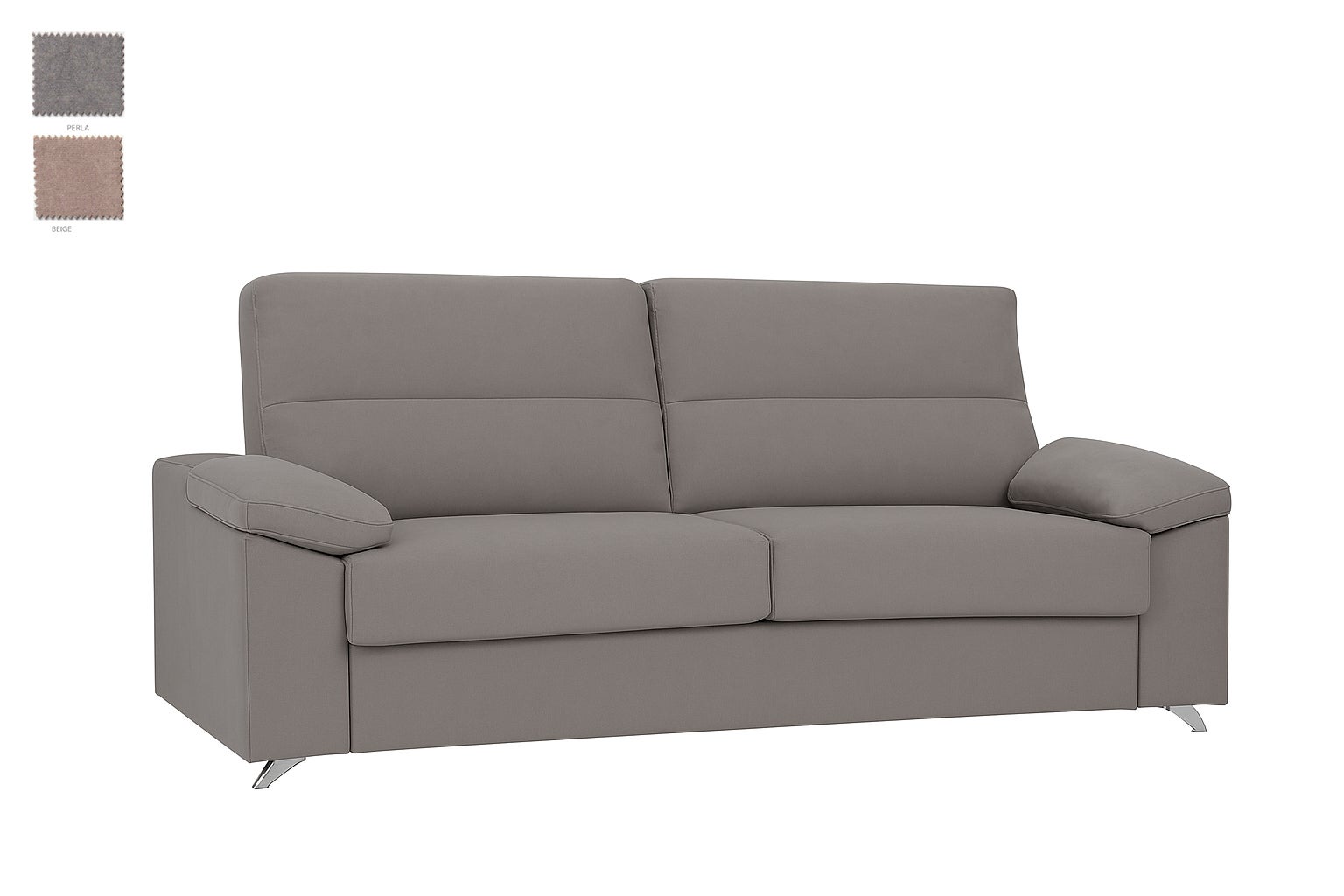 Sofá Cama AR-MIL con apertura italiana, Color Perla (Envío a domicilio ...