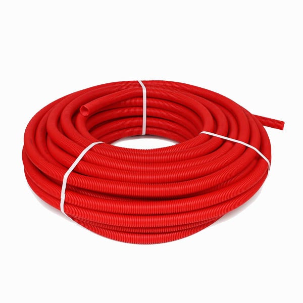 Tube multicouche Fluxo gainé rouge Ø20, en couronne de 50m, NICOLL ...