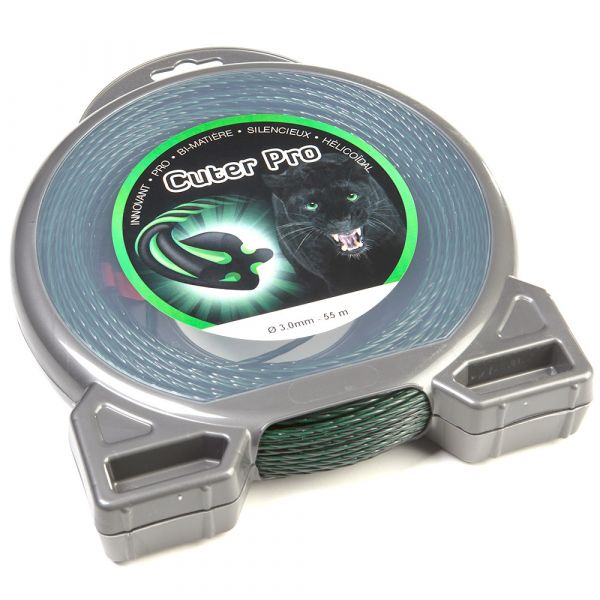 Fil nylon Cuter'Pro 3 mm x 55 m Hélicoïdal Blister | Leroy Merlin