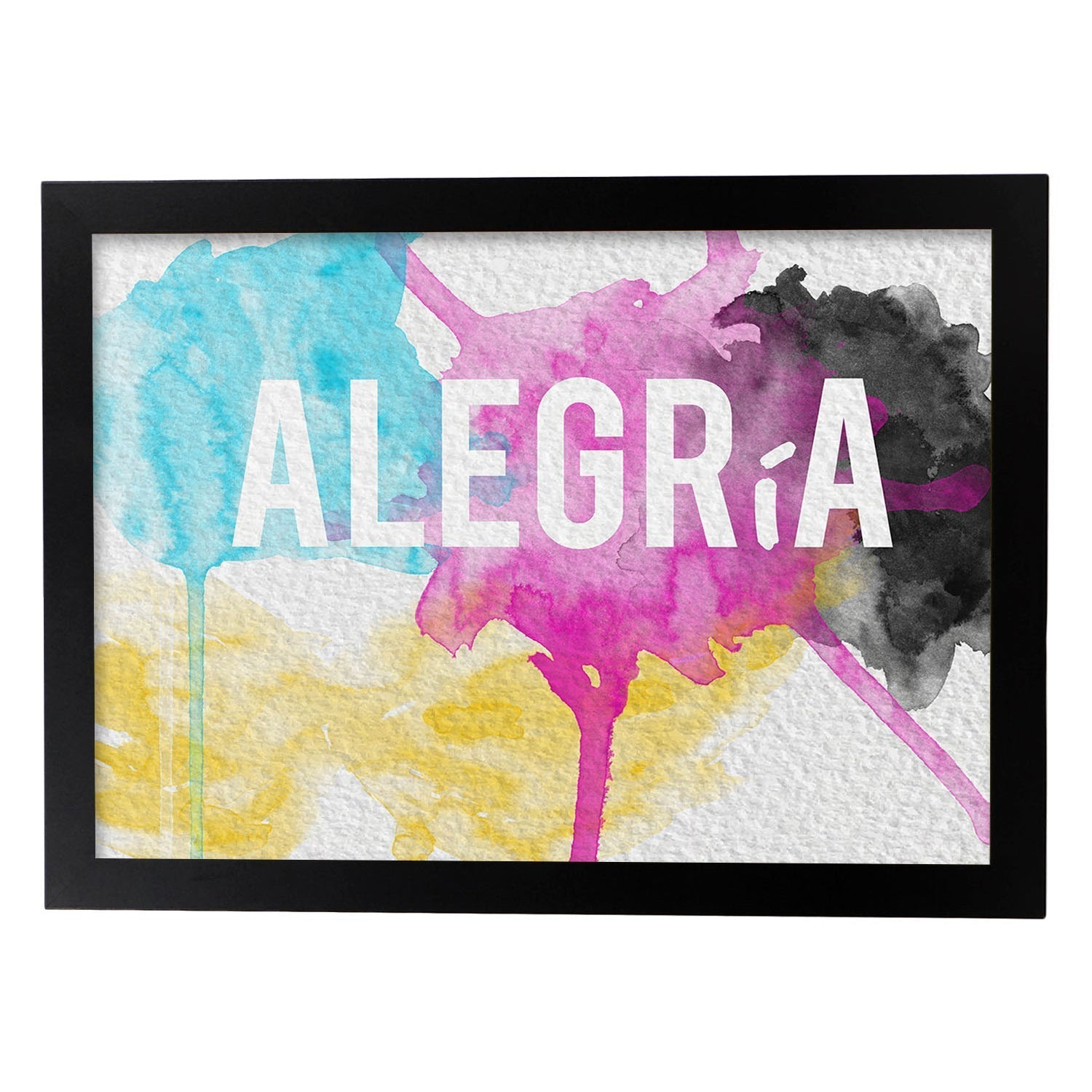 Mots Colorés Affiches. Word Joy Lamina Avec Design Coloré Et Des ...