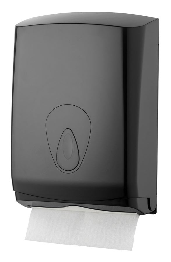 Distributeur essuie main - PQBMidiH, Midi, plastique, noir | Leroy Merlin