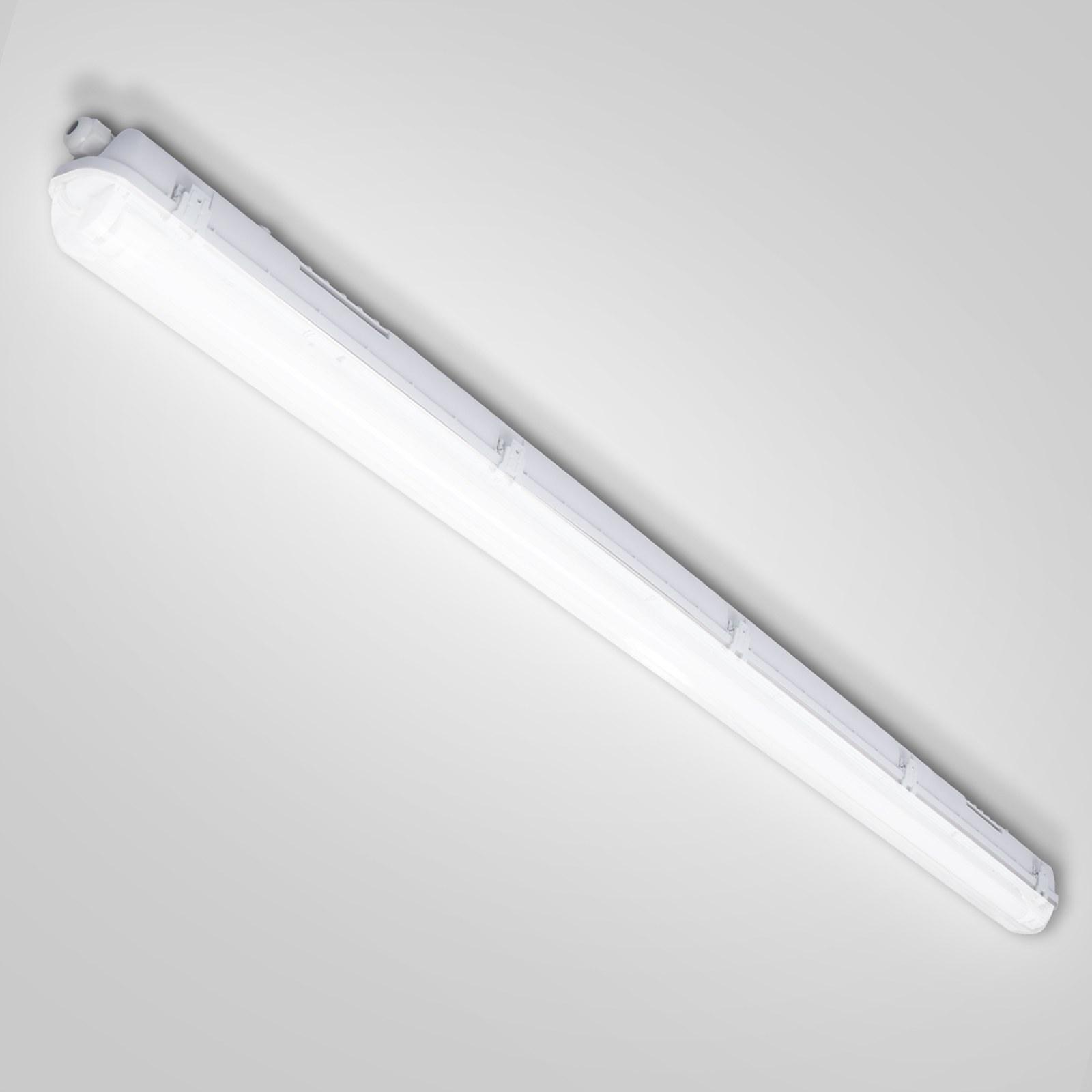 Lampe LED pour locaux humides Lampe de bureau Lampe de cave Lampe de baignoire 120cm Blanc ...