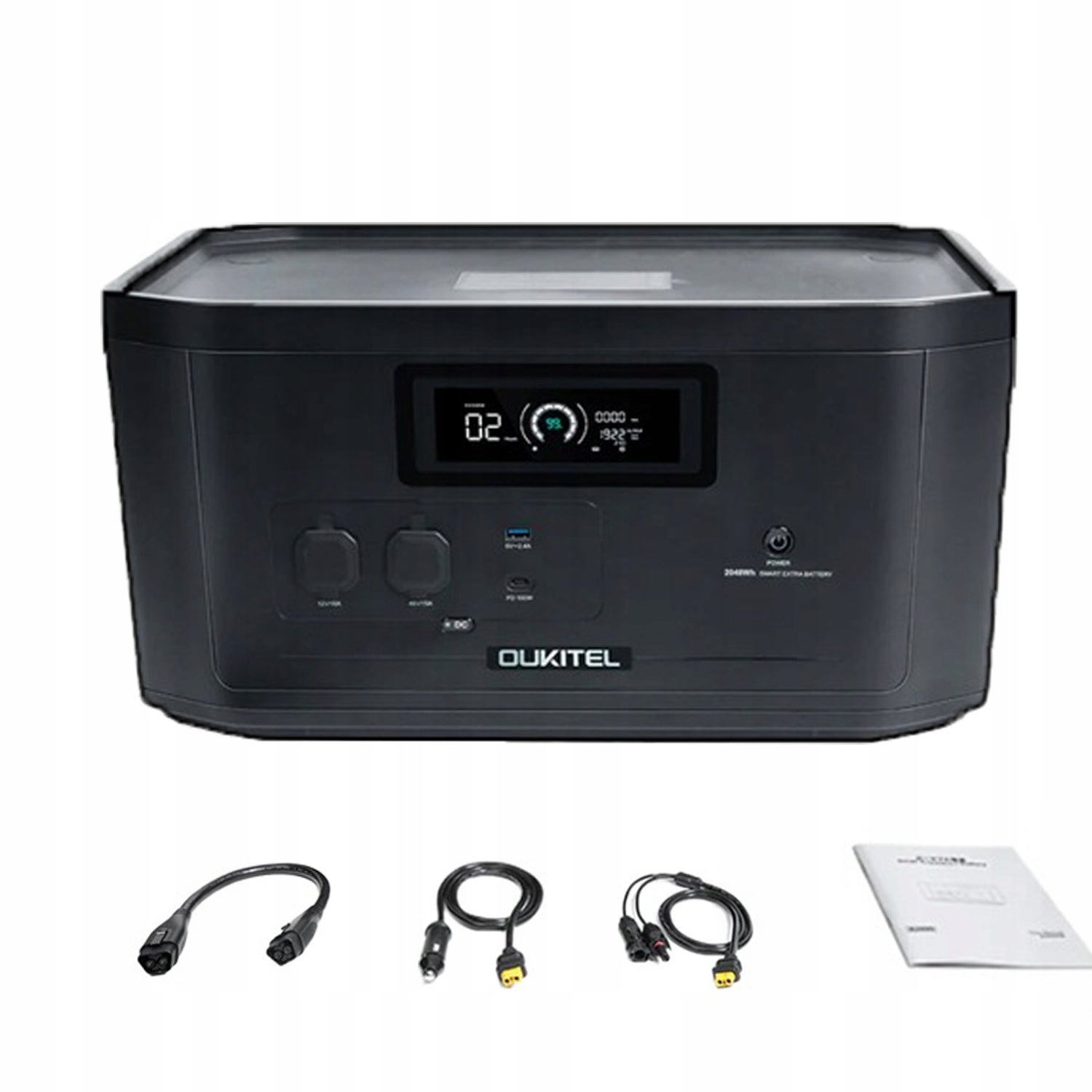 OUKITEL B2000 batterie extension 2048Wh – LiFePO4, USB-C 100W, solaire ...