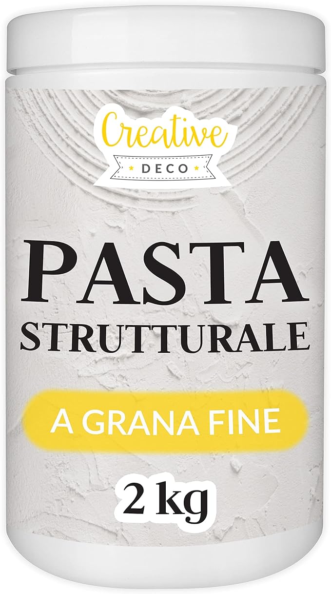 Creative Deco Modeling Paste Pâte de Structure Grain Fin 2kg | Pâte à ...