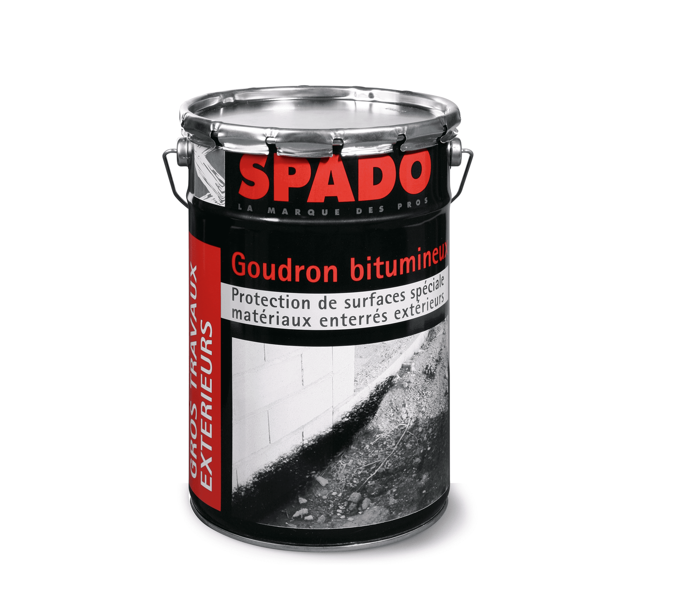 GOUDRON BITUMEUX PROTECTION 1 LITRE NOIR SPADO | Leroy Merlin