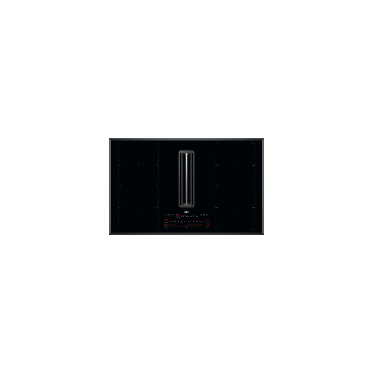 AEG CCE84779FB plaque Noir Intégré 83 cm Plaque avec zone à induction 4 ...