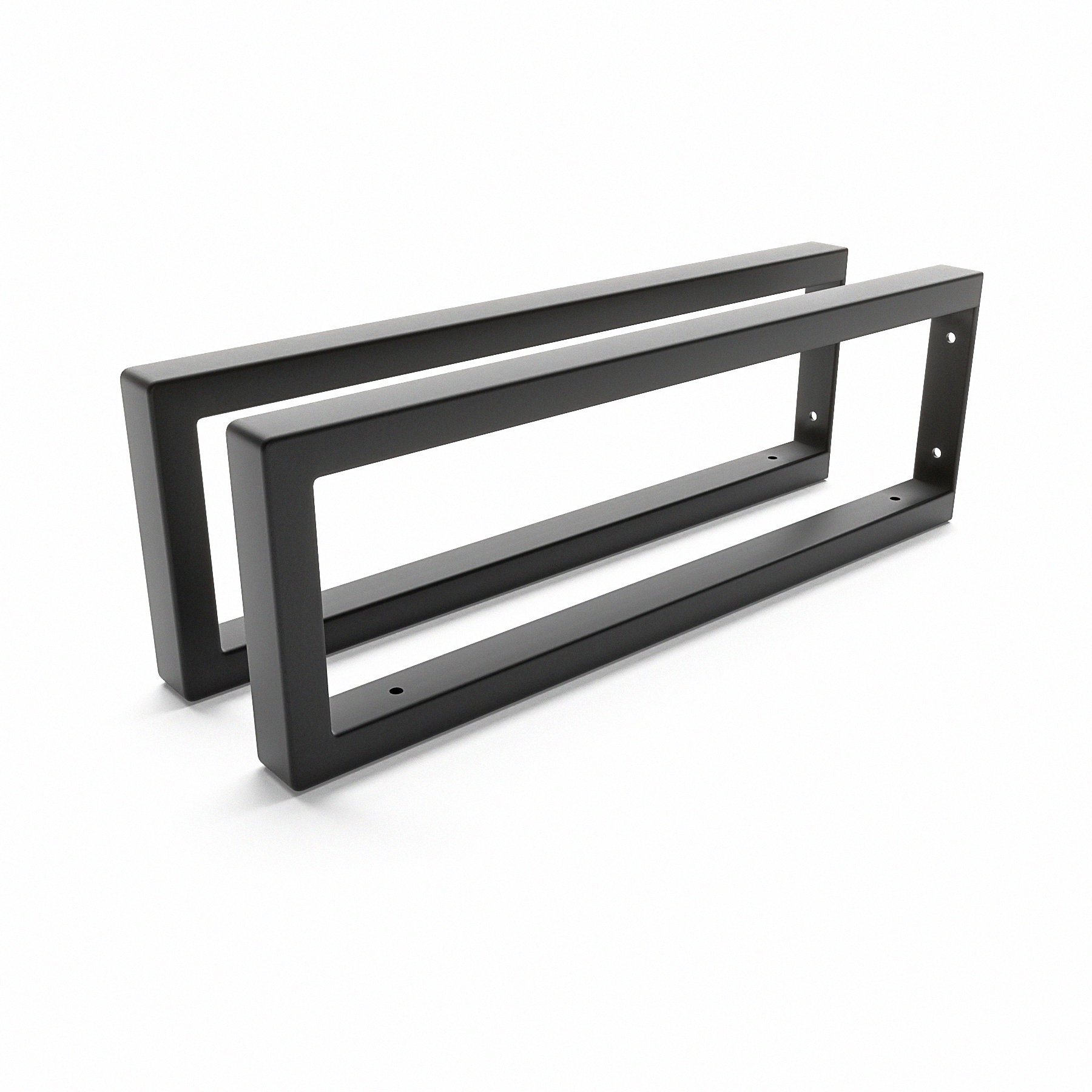 Support pour lavabo SAAR - 15 cm de haut, 45 cm de profondeur, noir ...