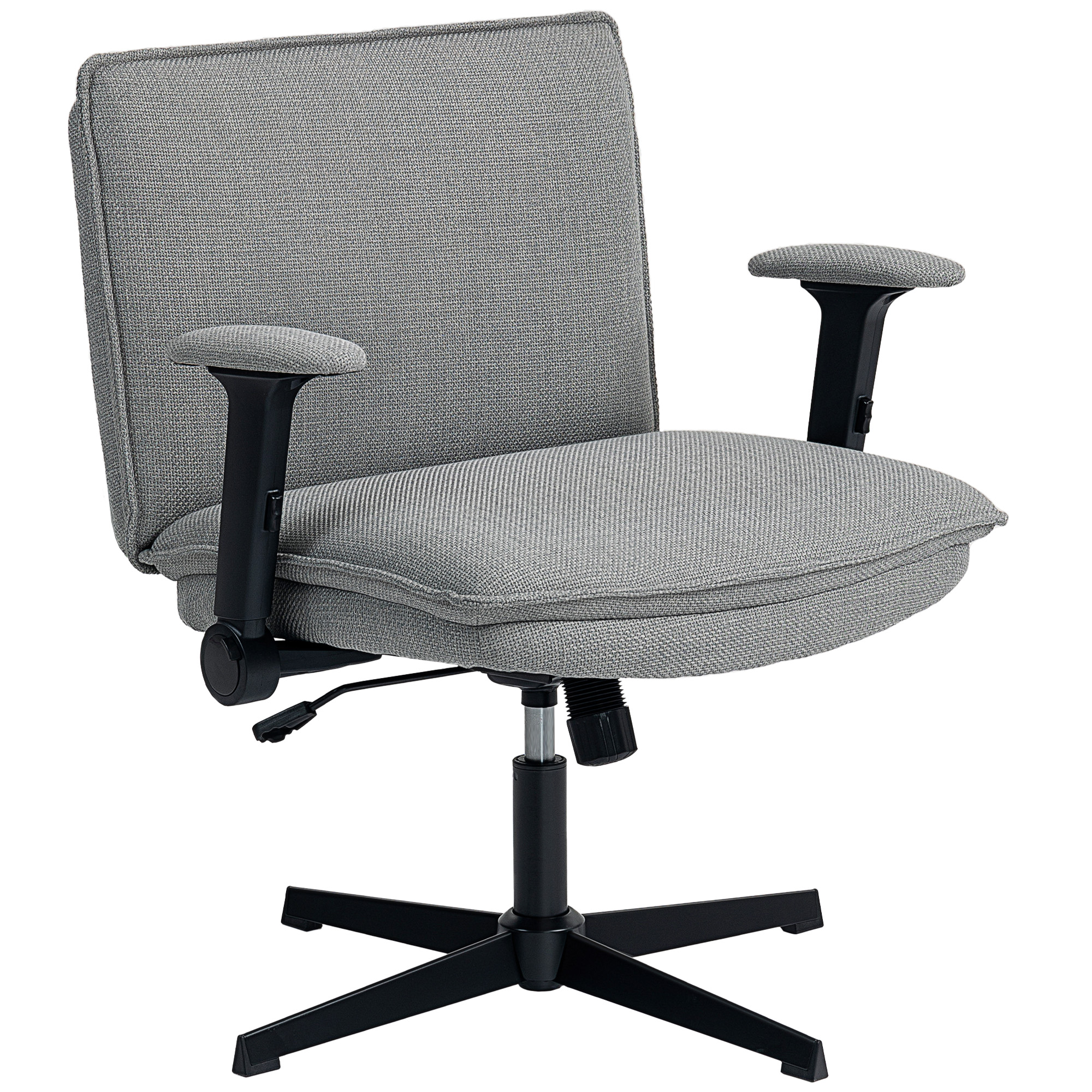 Chaise de bureau avec accoudoirs très rabattables, large chaise d ...