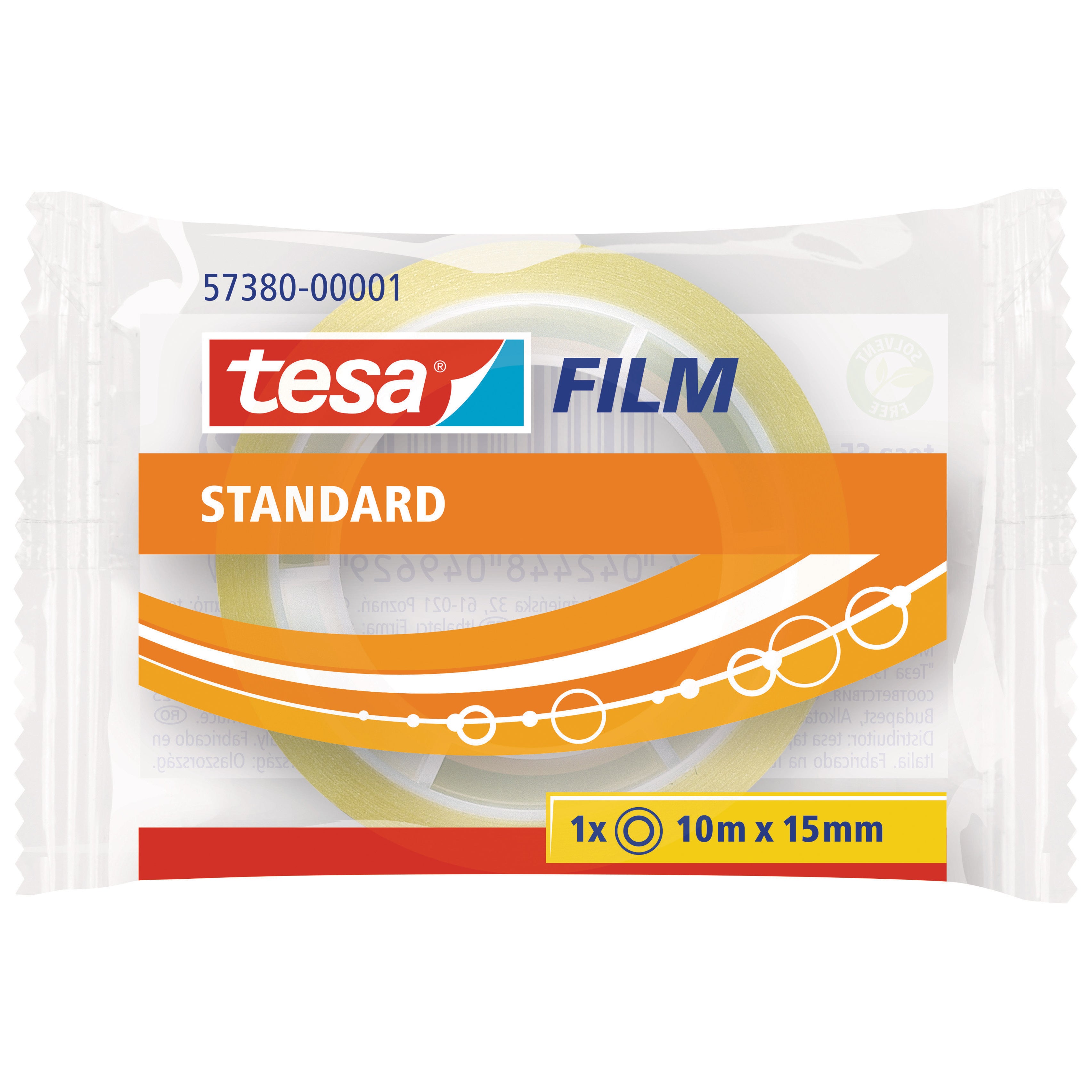 RUBAN TRANSPARENT TESA CARAMELLA 15MMX10M | Leroy Merlin