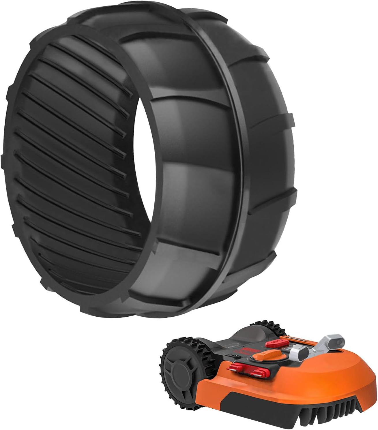 Protection de roue pour tondeuse robot Worx Landroid, profil de roue avant, réglage, traction ...