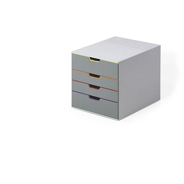 Module de Classement 4 Tiroirs pour format A4+ - Gris | Leroy Merlin