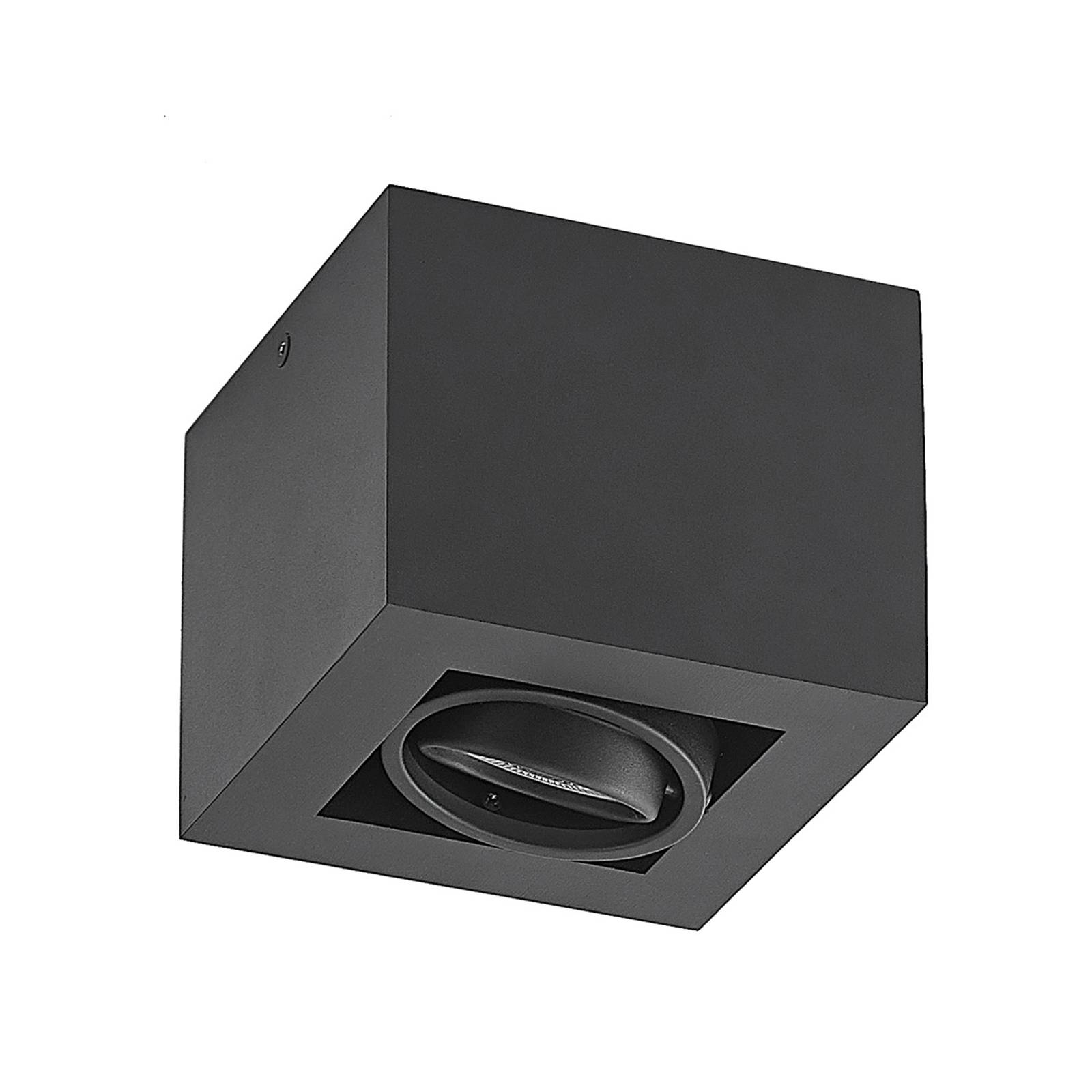 Arcchio Giyan Downlight, à 1 lampe, noir, Luminaire Plafonnier, Lampe ...