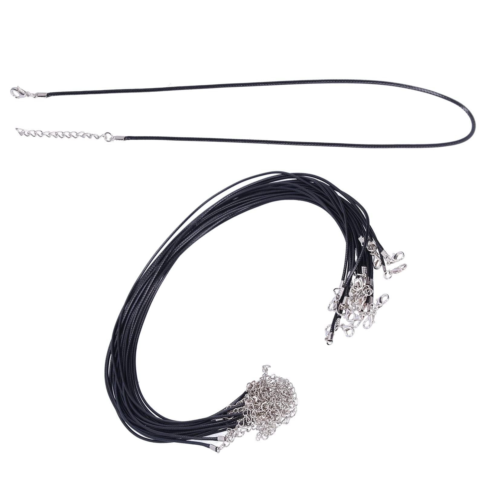 20 cordones encerados para collares, cuerdas para colgar colgantes con ...