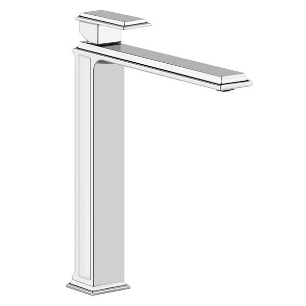Gessi Eleganza, grifo monomando para lavabo, conexión de manguera con ...